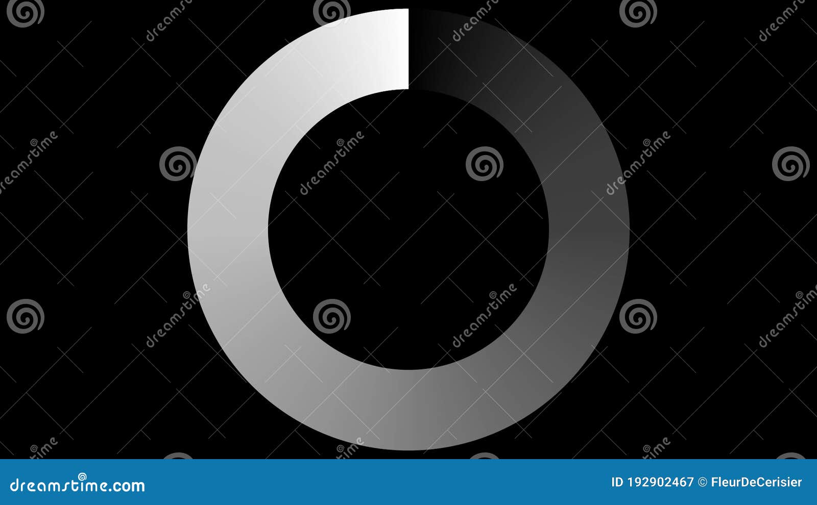 Loading Icon Animation on an Isolated Background. Stock Video - Video ...