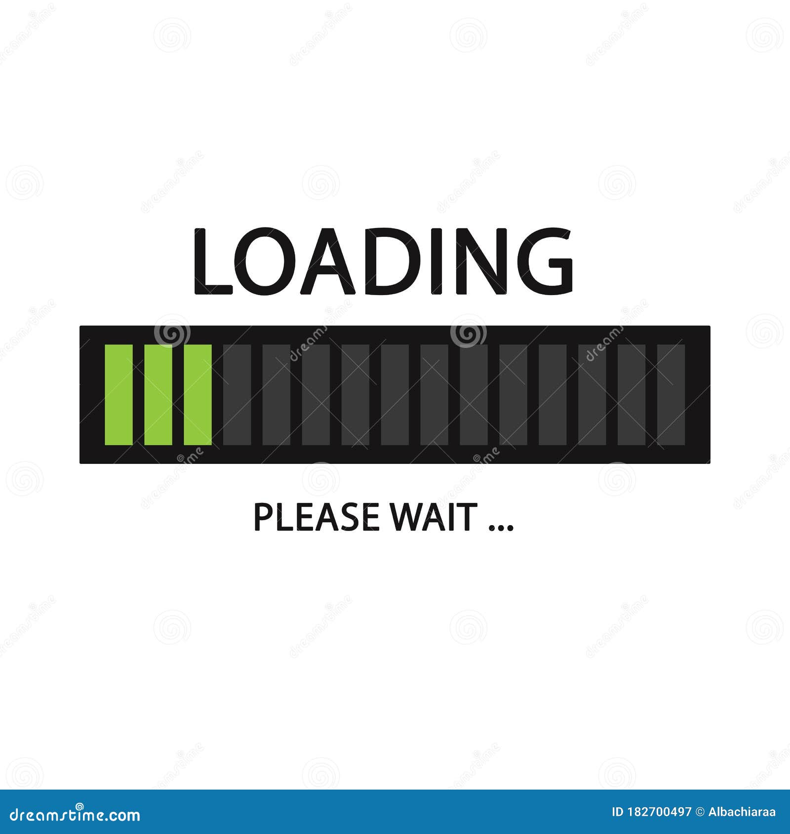 Loading Icon Bar. Please Wait Flat Design. Stock Illustration ... Loading Icon Bar. Please Wait Flat Design. Stock Illustration ...