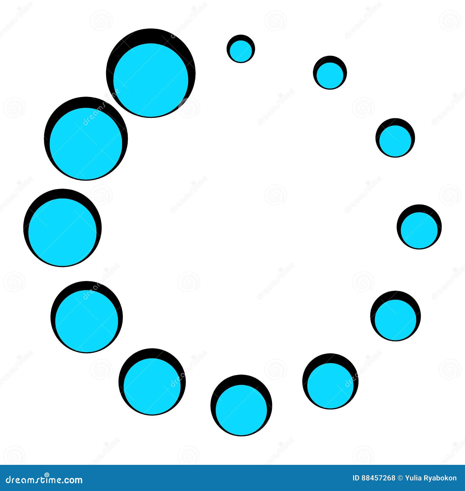 Loading icon cartoon stock vector. Illustration of internet - 88457268