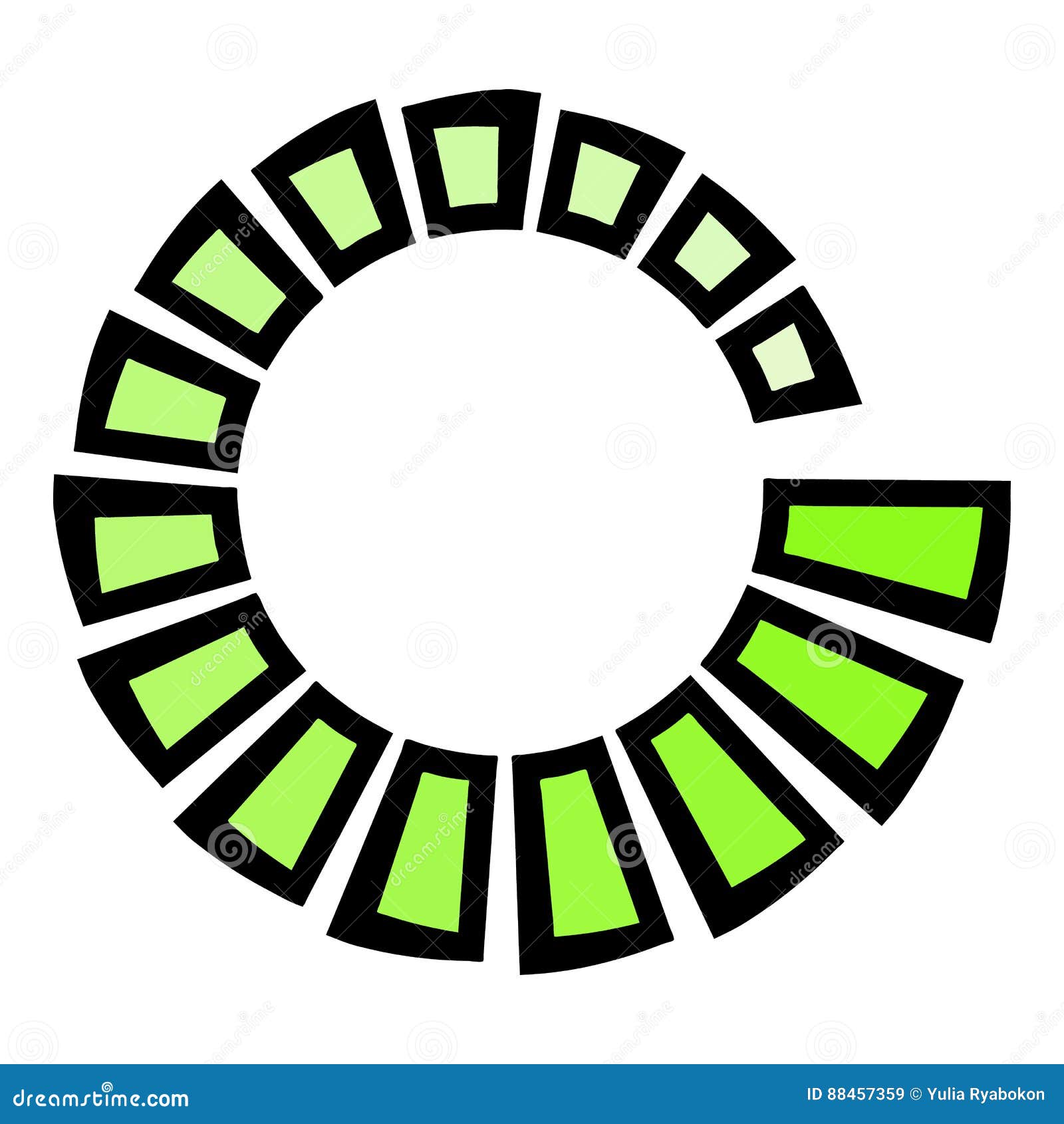 Loading icon cartoon stock vector. Illustration of loading - 88457359