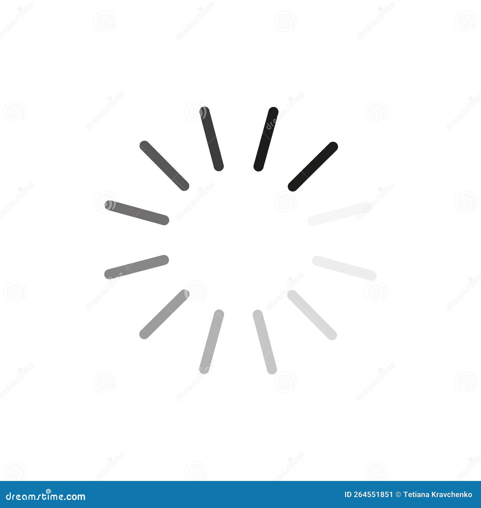 Loading Icon. Computer Technology Concept. Load Internet Data Symbol ...