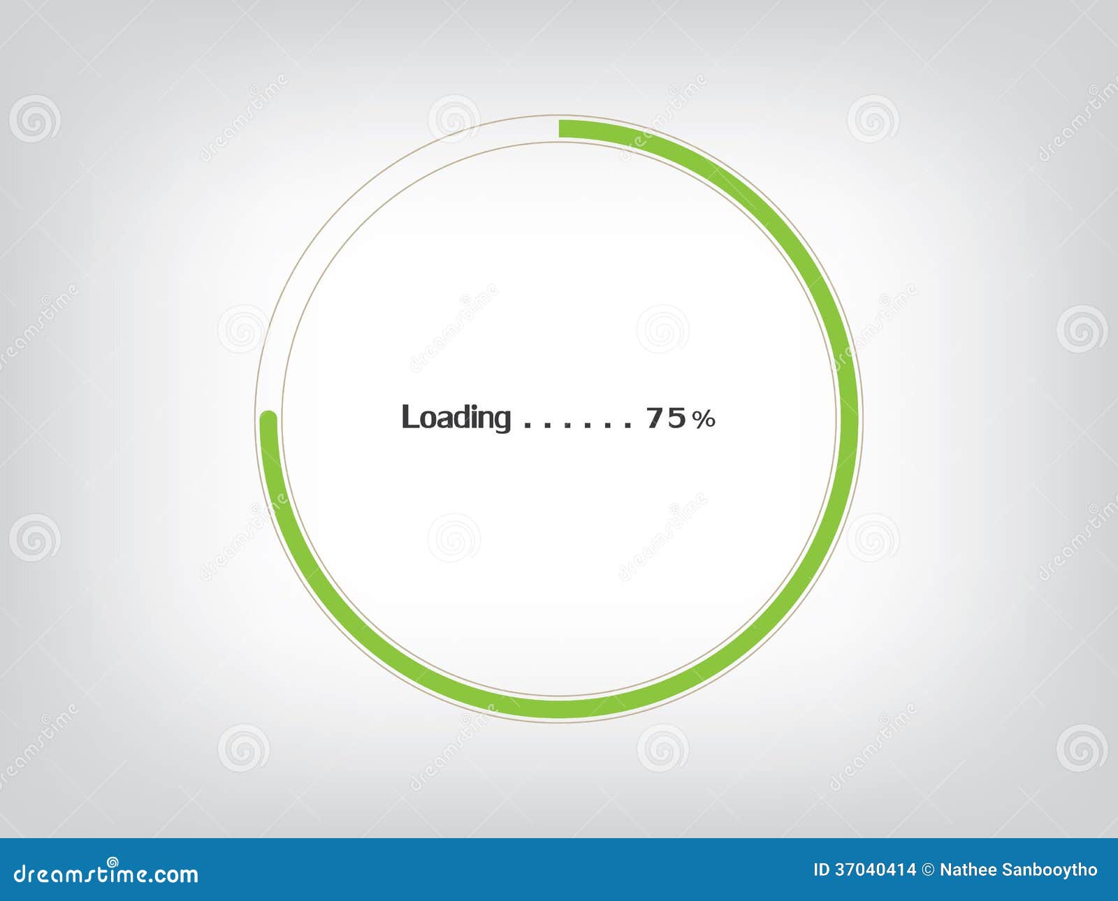 Loading icon stock vector. Illustration of banner, icon - 37040414