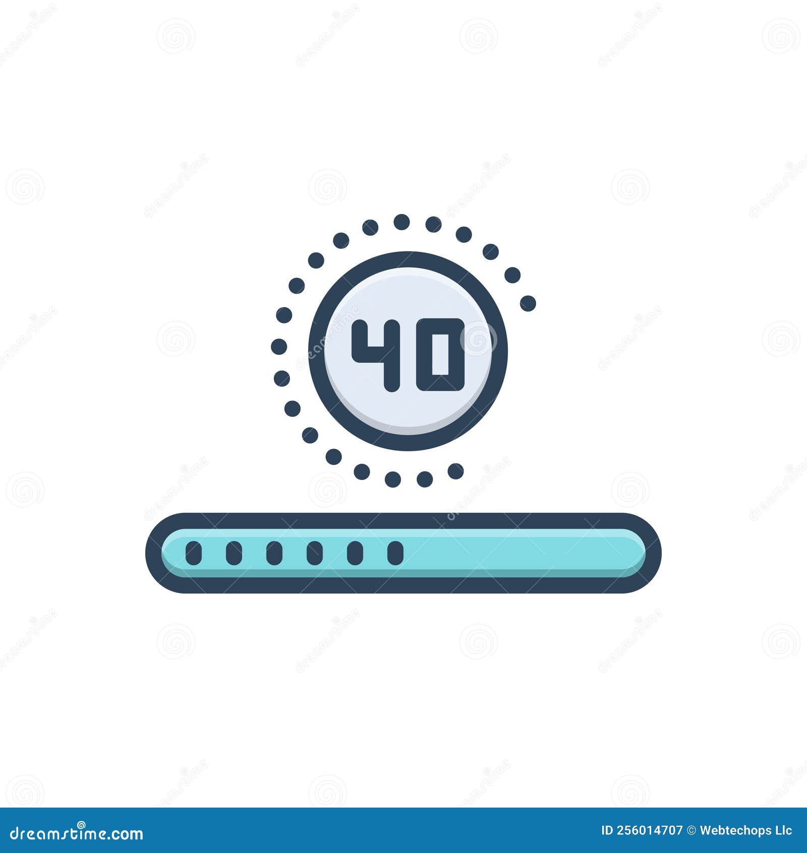Color Illustration Icon for Loading, Digital and Downloading Stock ...