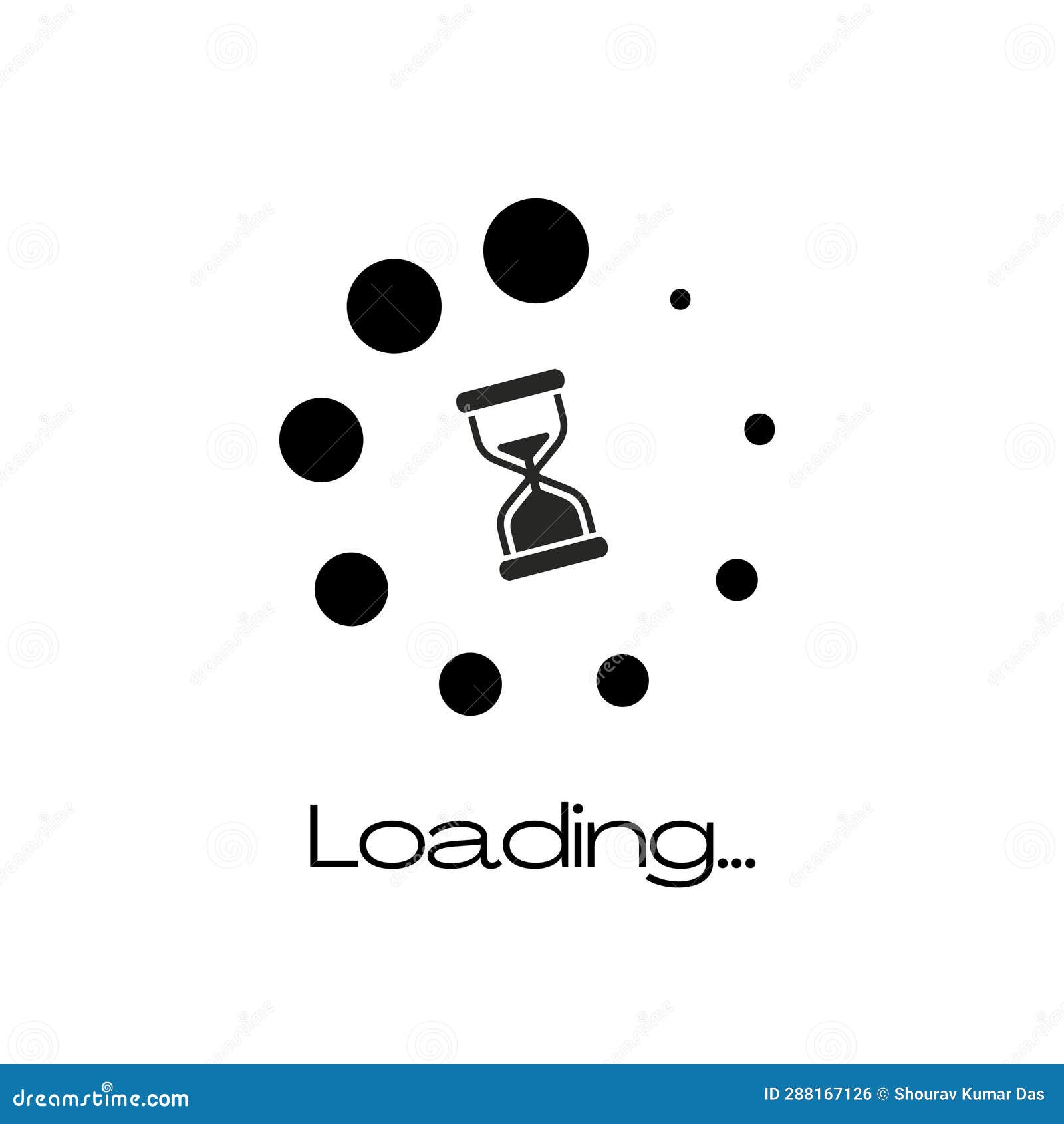 Loading Icon Illustration Logo with Sand Creek Stock Illustration ...