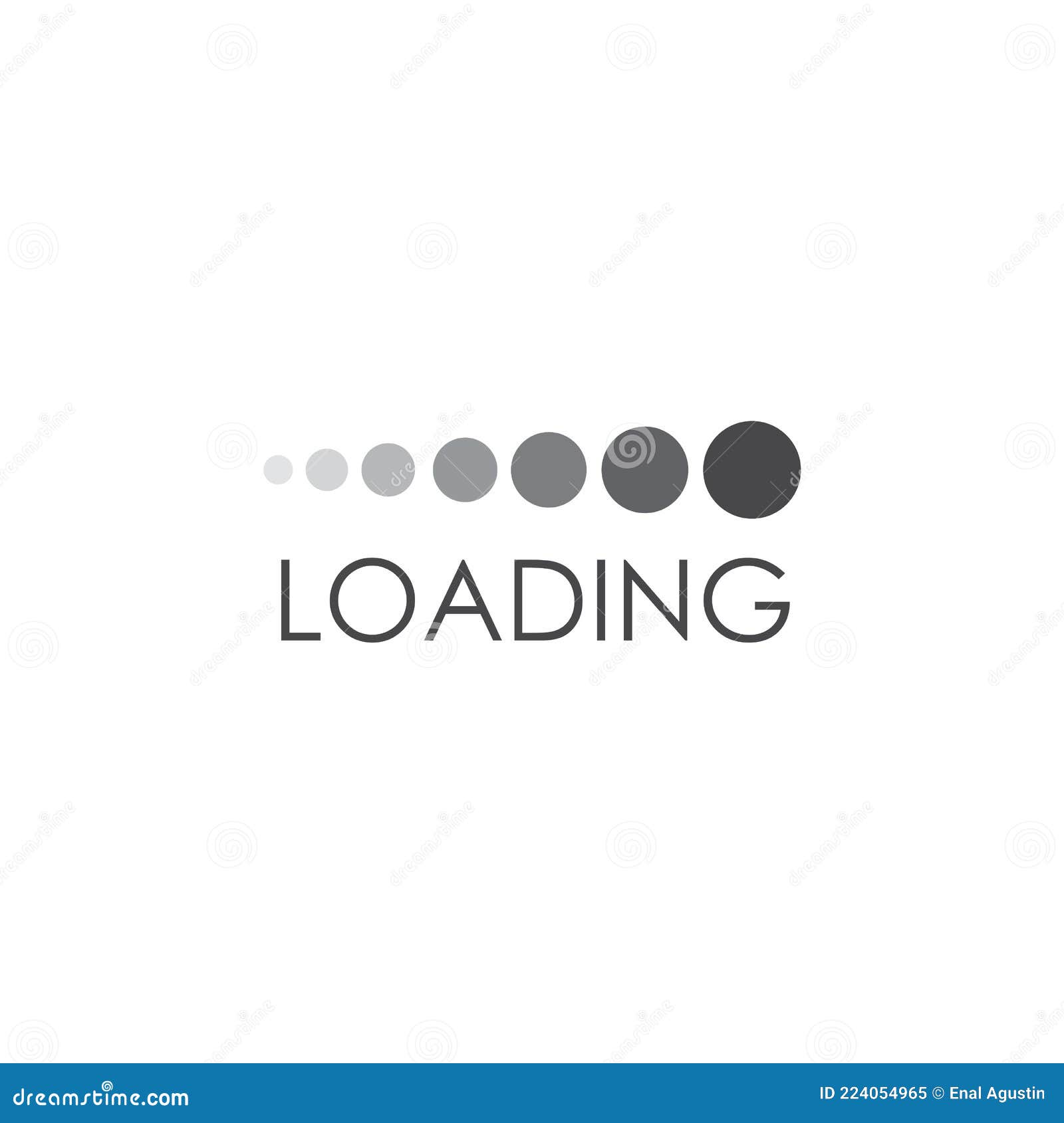 Loading Icon Logo Design Template Stock Vector - Illustration of media ...