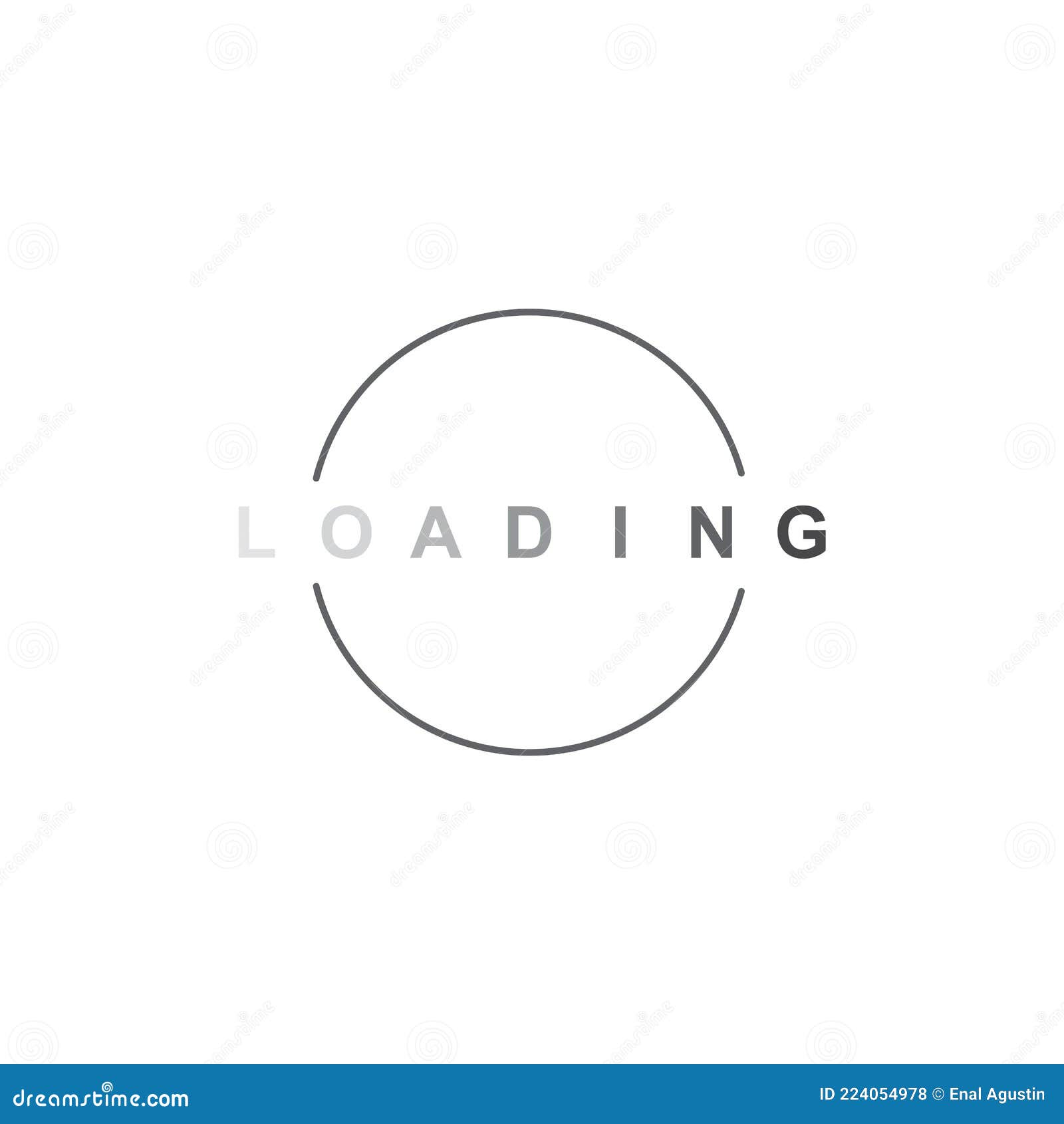 Loading Icon Logo Design Template Stock Vector - Illustration of ...