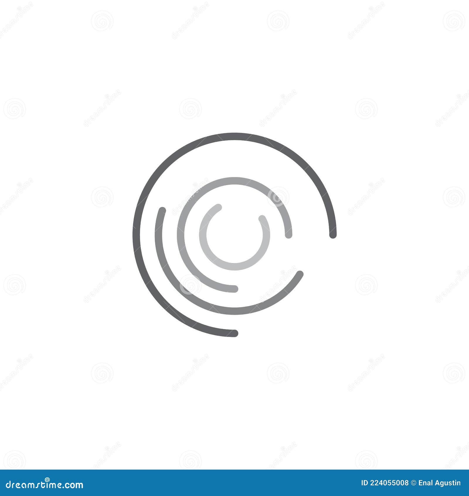 Loading Icon Logo Design Template Stock Vector - Illustration of ...