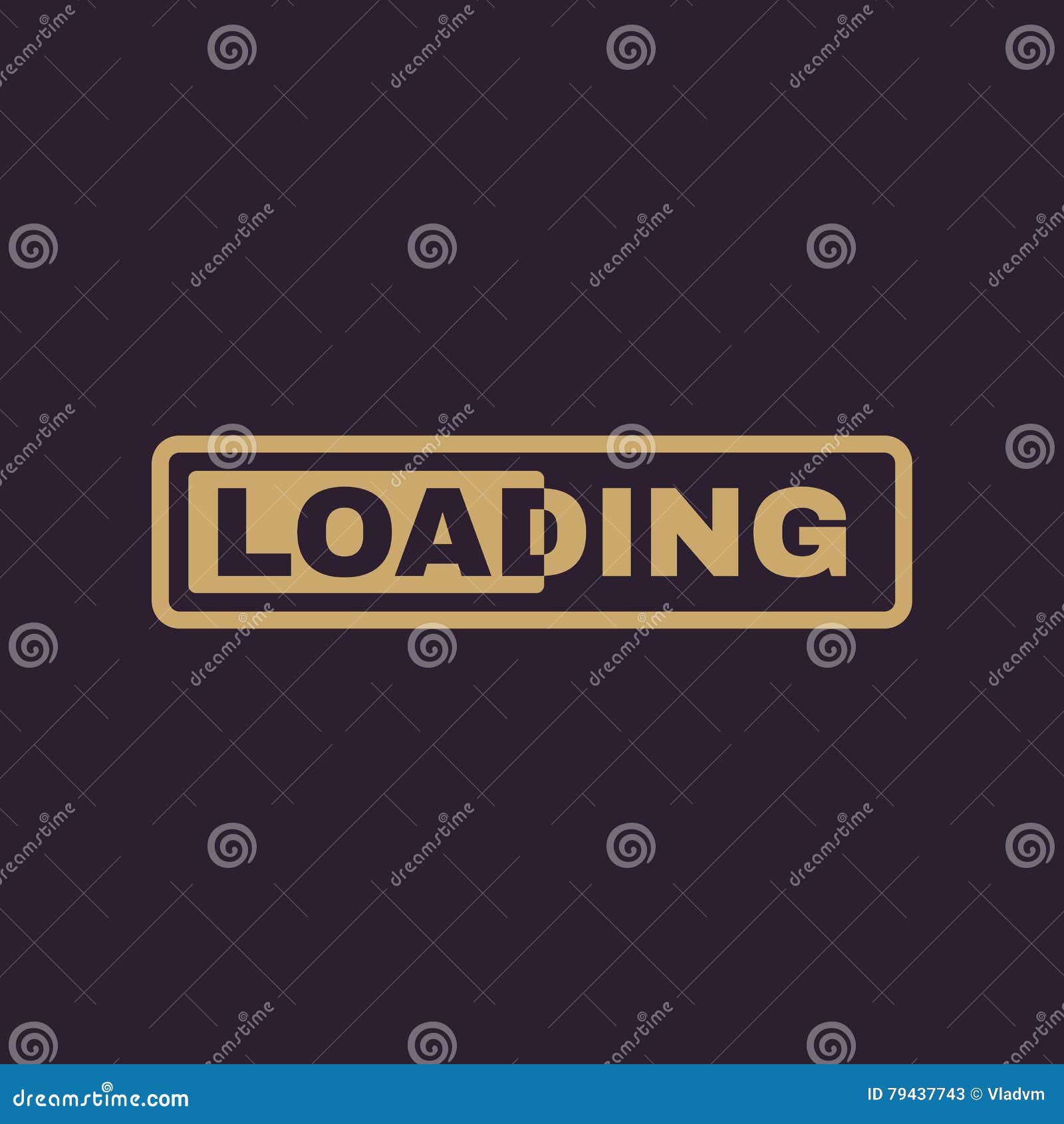 The Loading Icon. Preloader Symbol Stock Vector - Illustration of ...