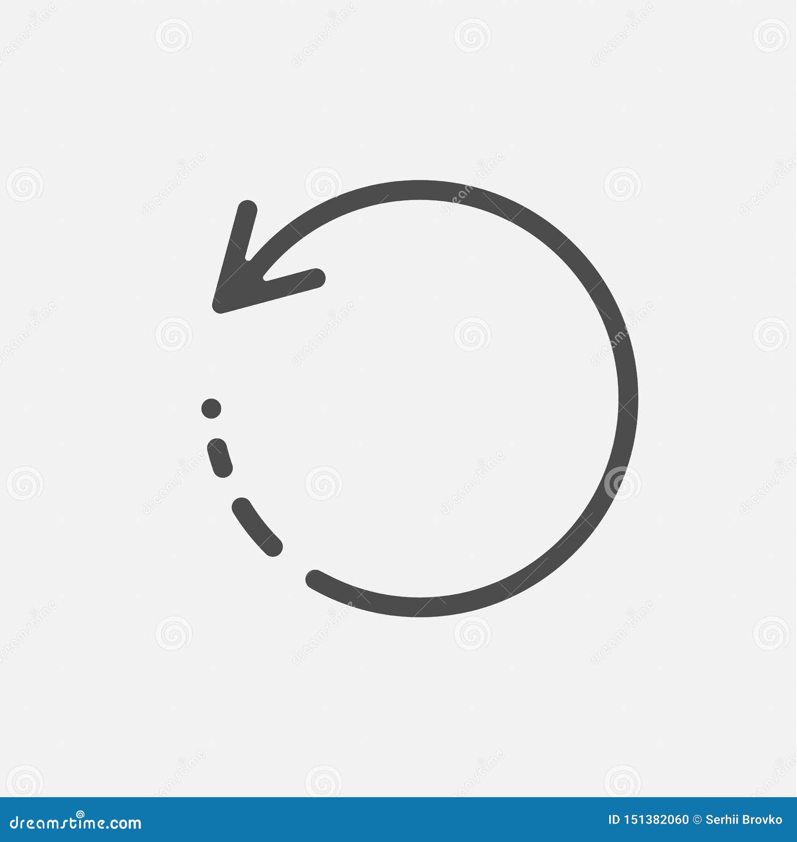 Loading Icon Reload Sign Isolated on White Background. Vector ...