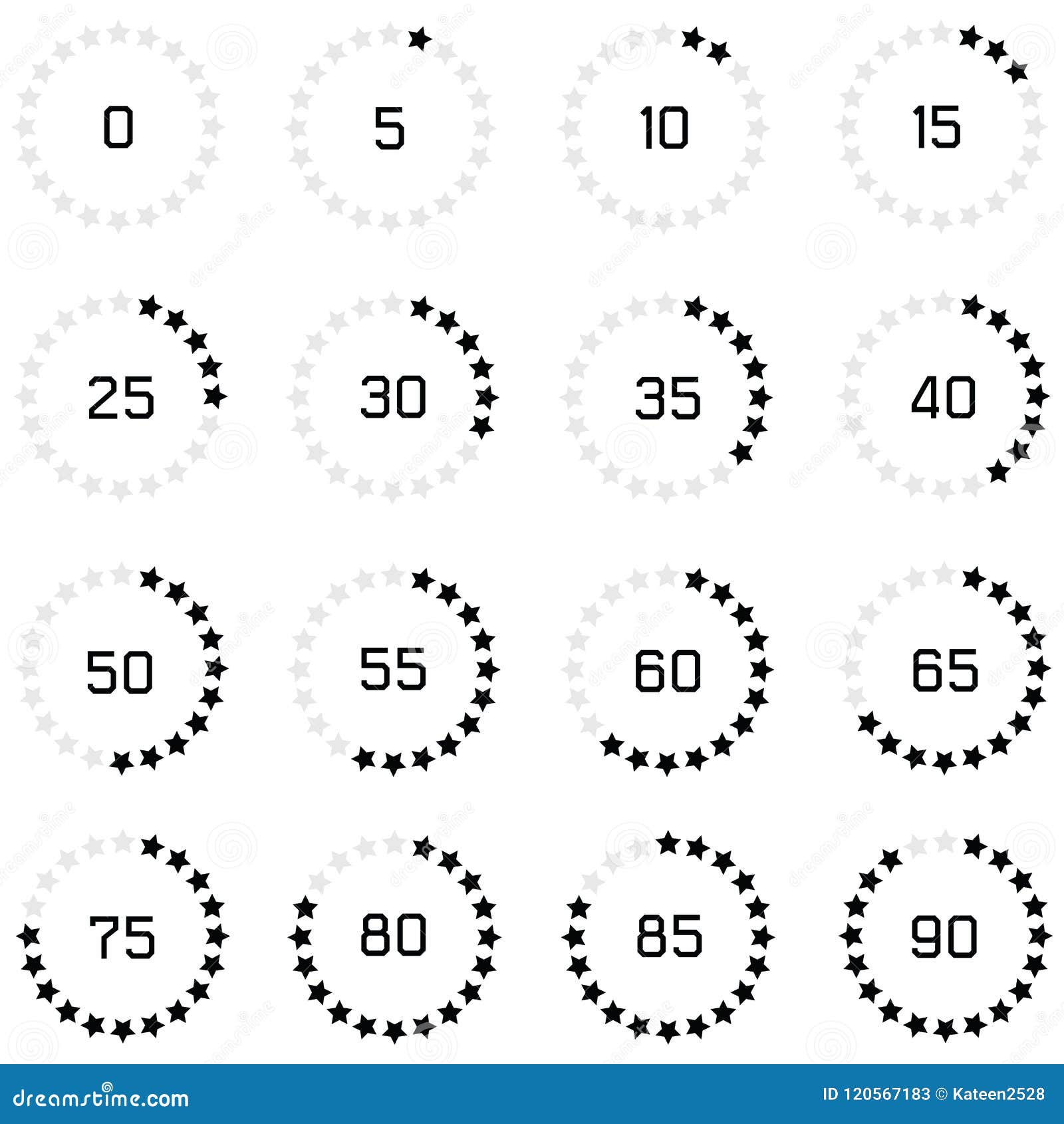 Loading icon set stock vector. Illustration of icon - 120567183