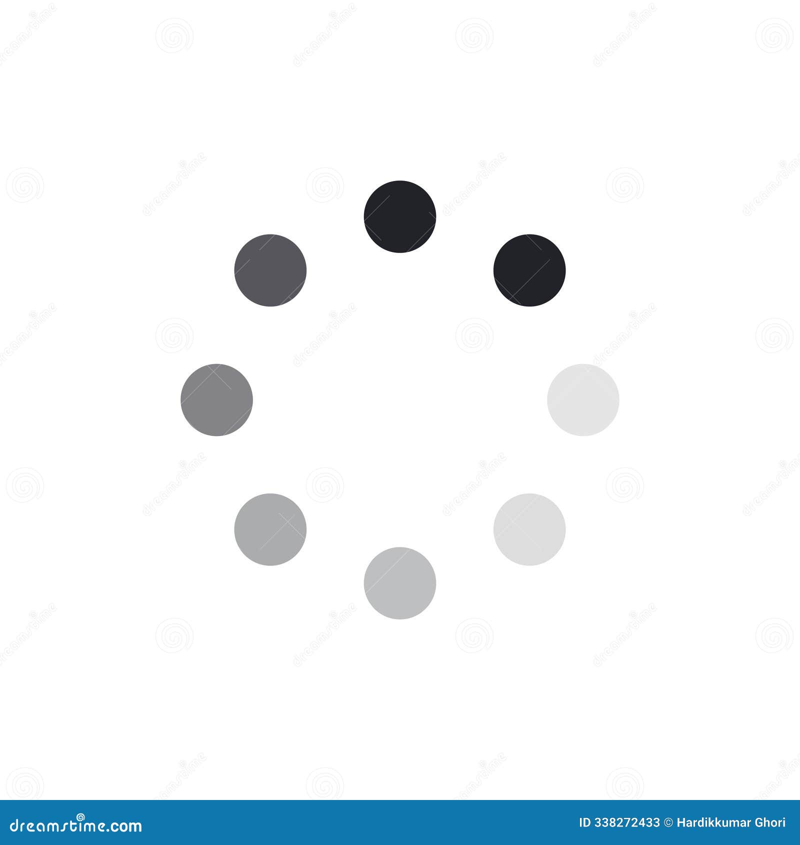 Loading Icon Set. Screen Load Progress Wait Circle Vector Symbol. Web Buffer Loader Sign ...