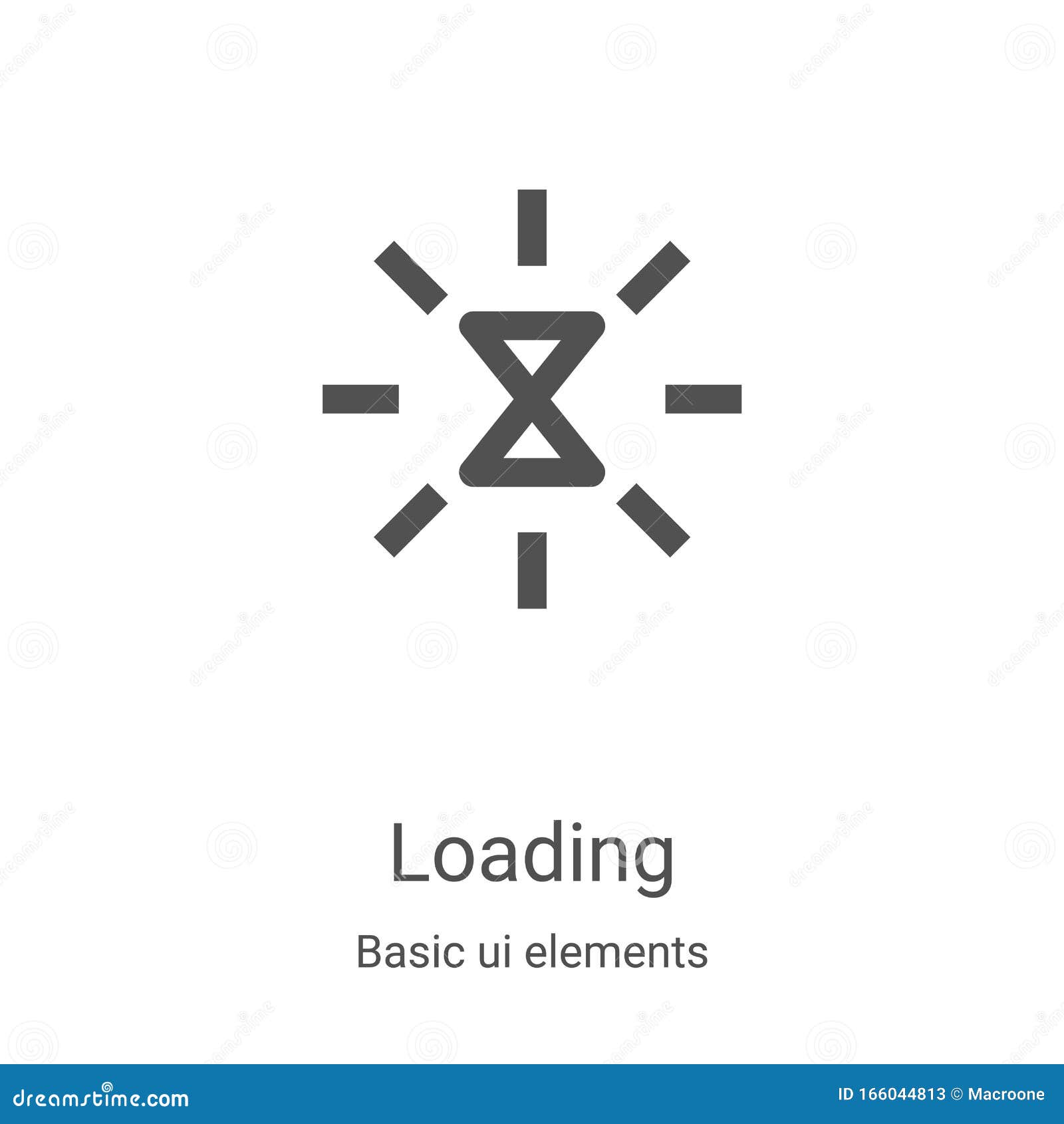Loading Icon Vector from Basic Ui Elements Collection. Thin Line ...