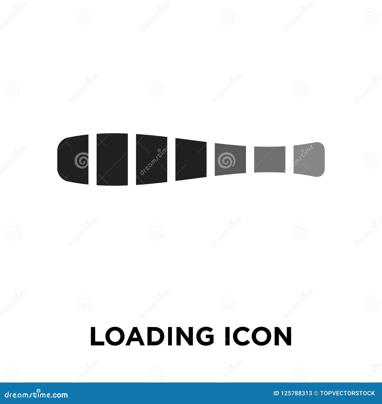 Loading Icon Vector Isolated on White Background, Logo Concept O Stock ...