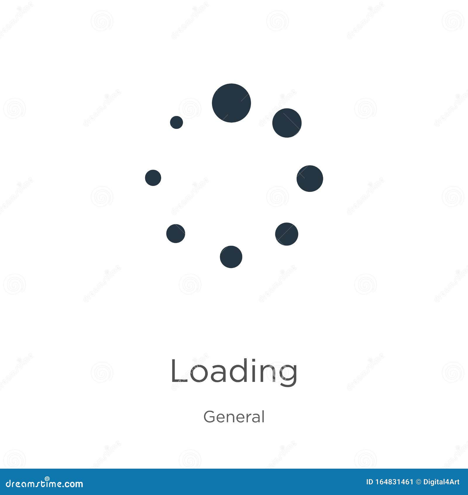 Loading Icon Vector. Trendy Flat Loading Icon from Ui Collection ...