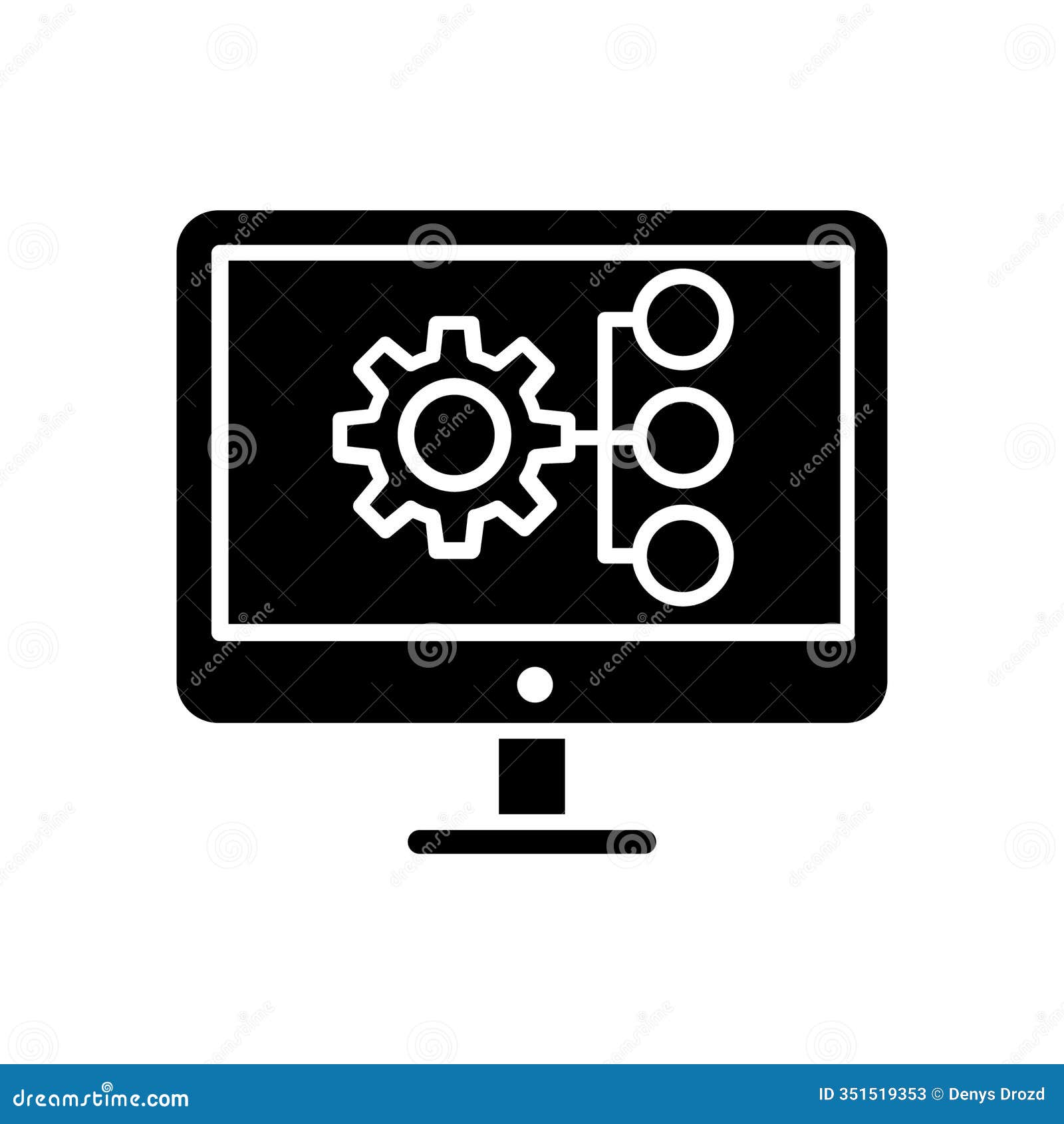 Loading Icon Vector. Update System Illustration Sign. Concept of ...