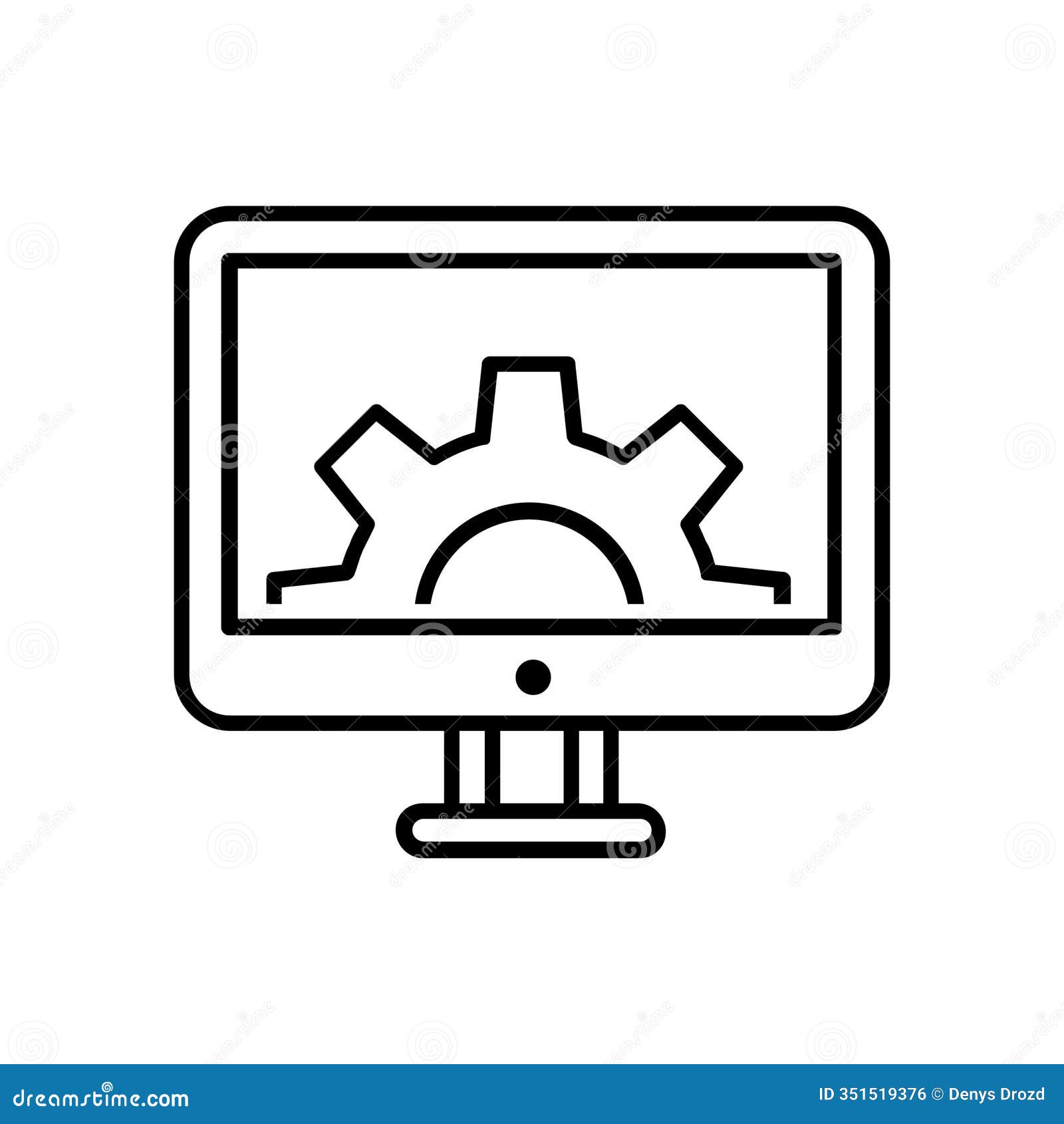 Loading Icon Vector. Update System Illustration Sign. Concept of ...