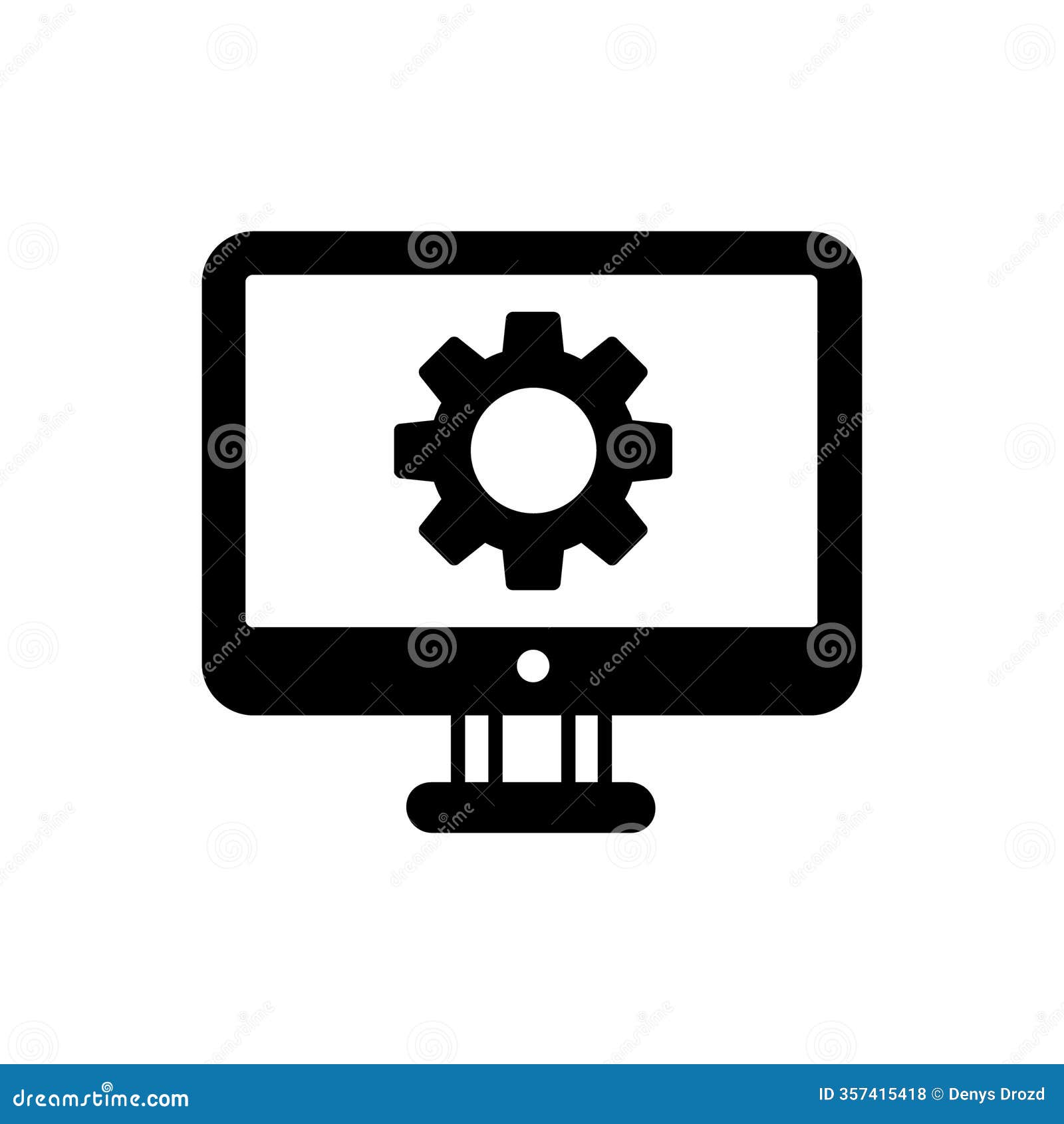 Loading Icon Vector. Update System Illustration Sign. Concept of ...