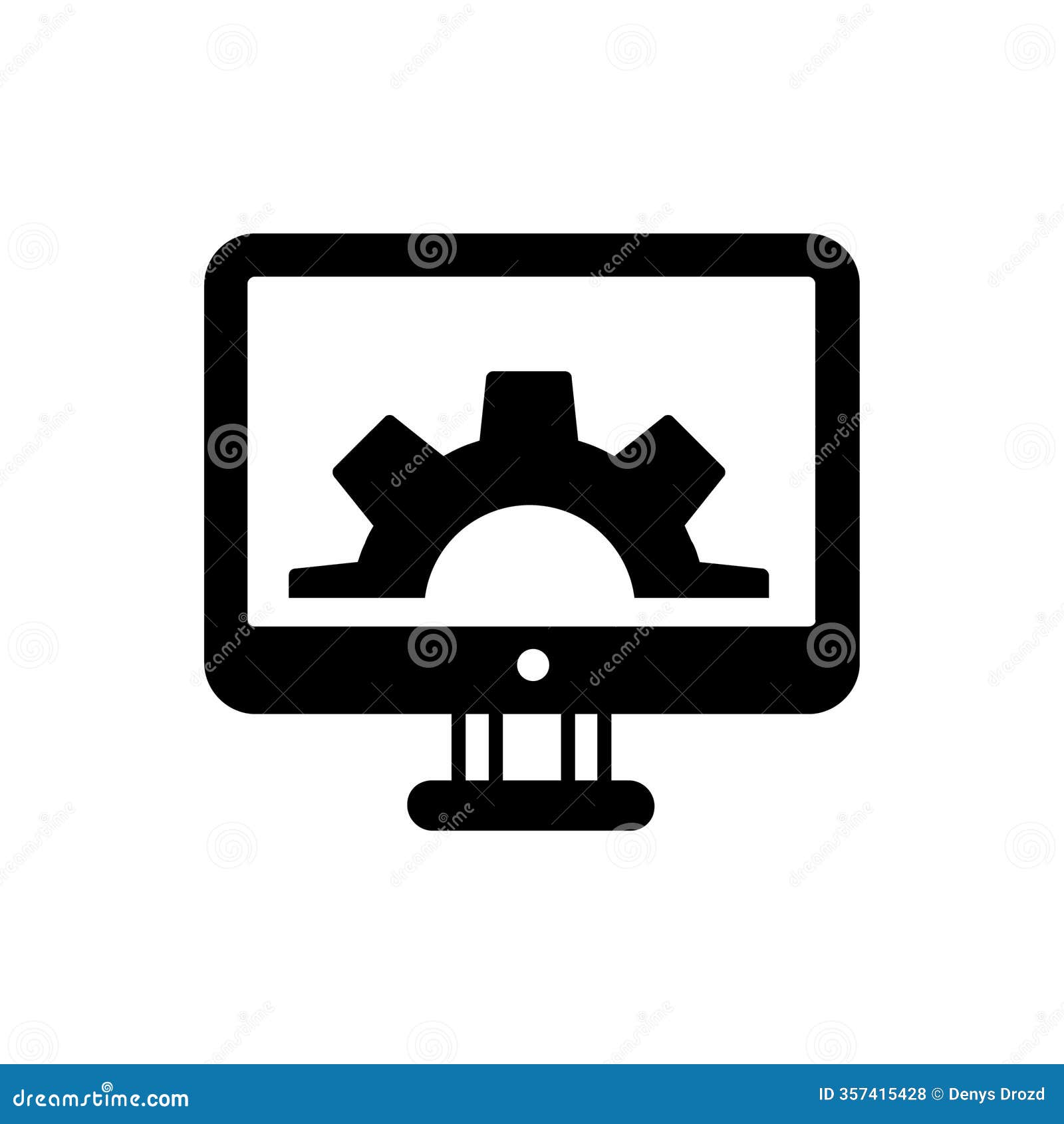 Loading Icon Vector. Update System Illustration Sign. Concept of ...