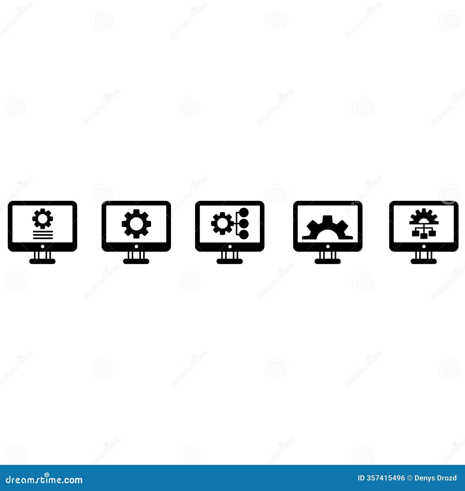 Loading Icon Vector. Update System Illustration Sign. Concept of ...