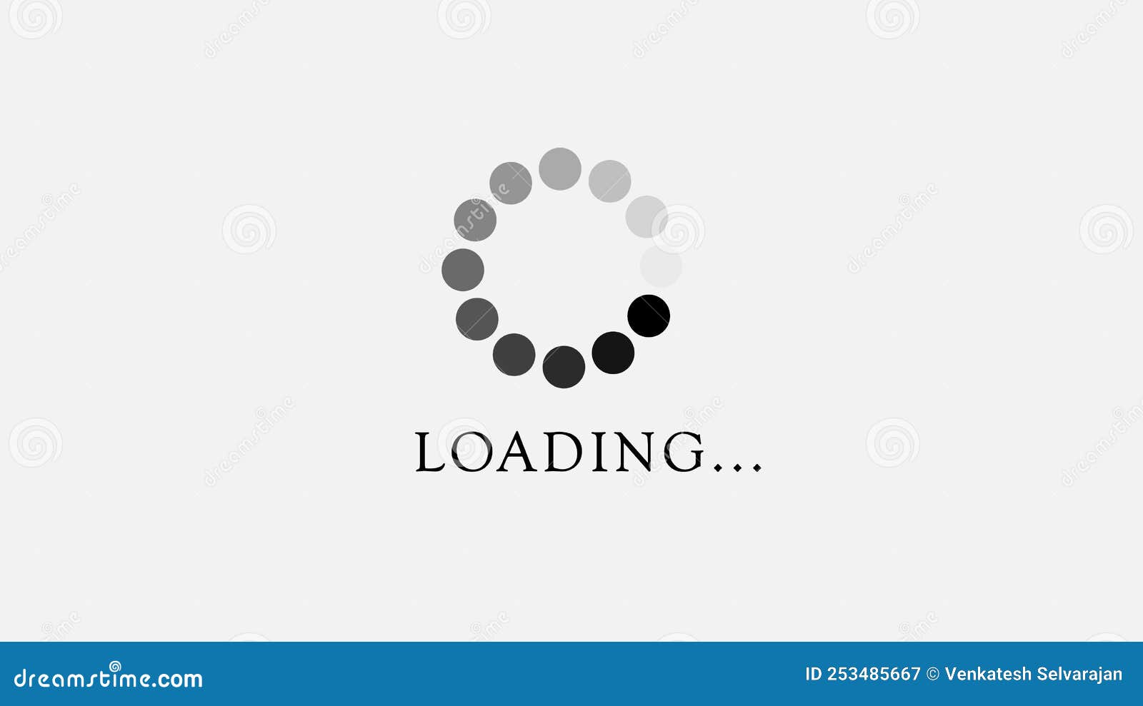 Loading Icon on the White Background Stock Vector - Illustration of ...