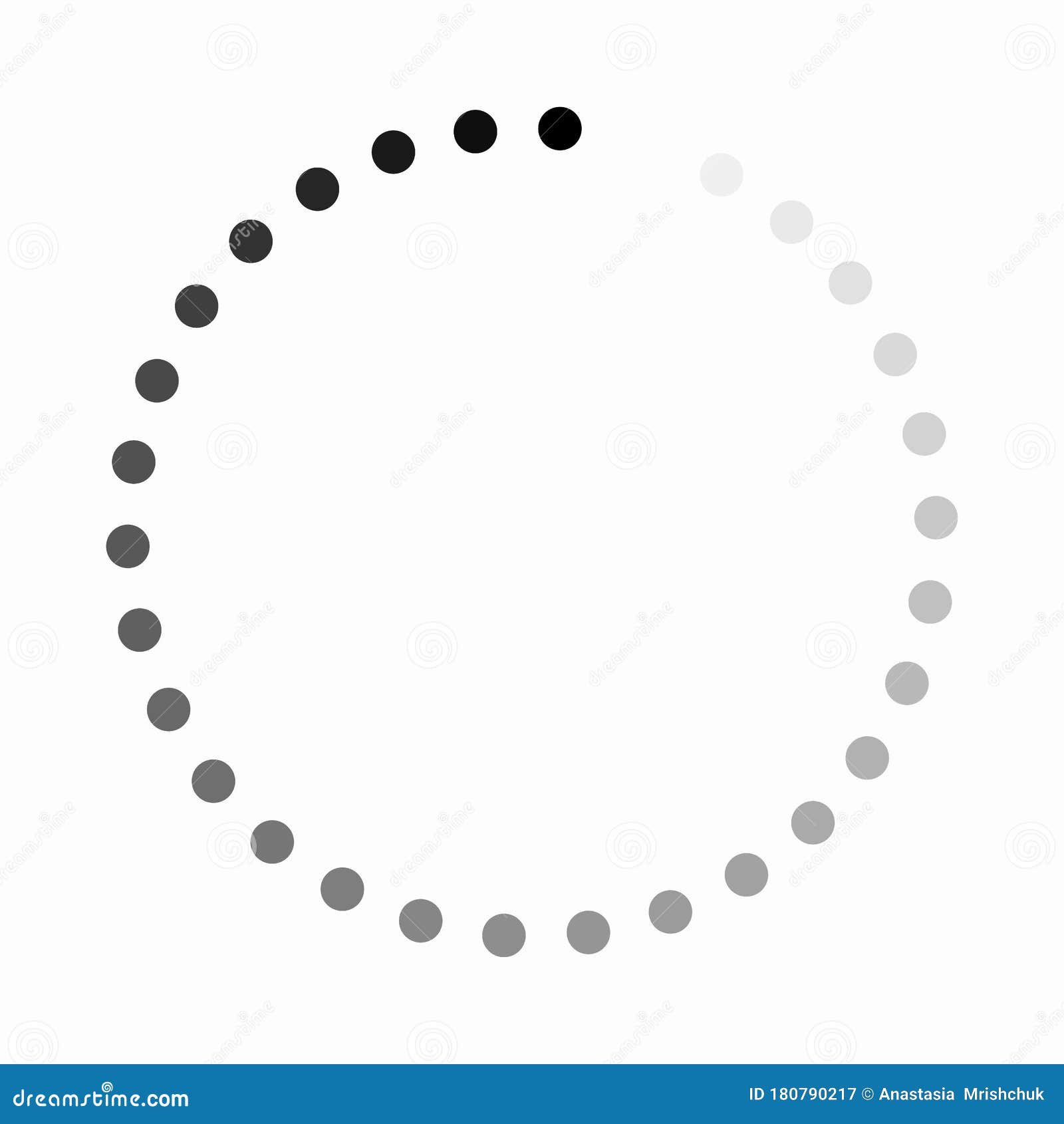Loading Icon on White Background. Vector Illustration Stock ...
