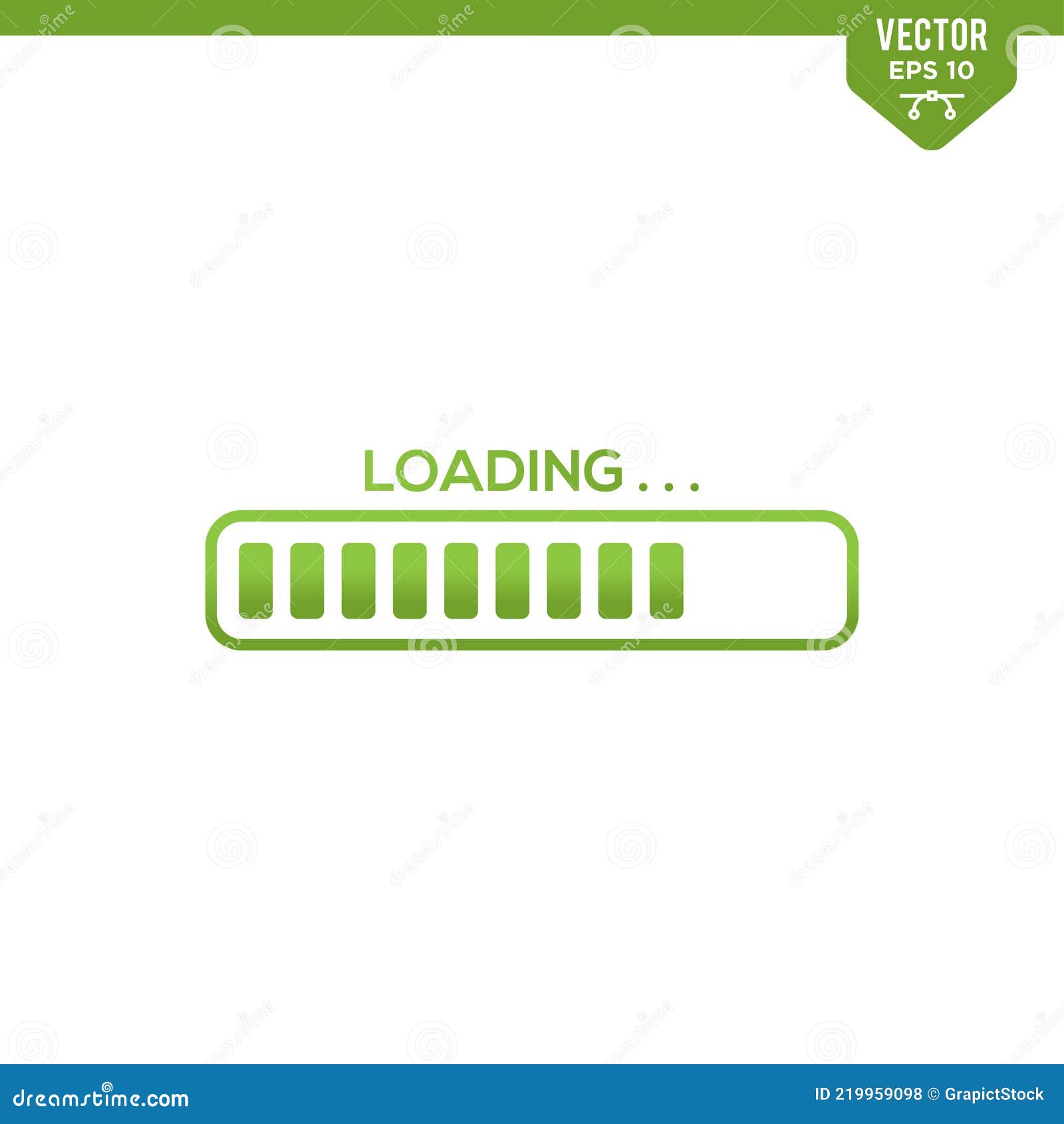 Loading Illustration Design Concept Related To Load Progress Indicator ...