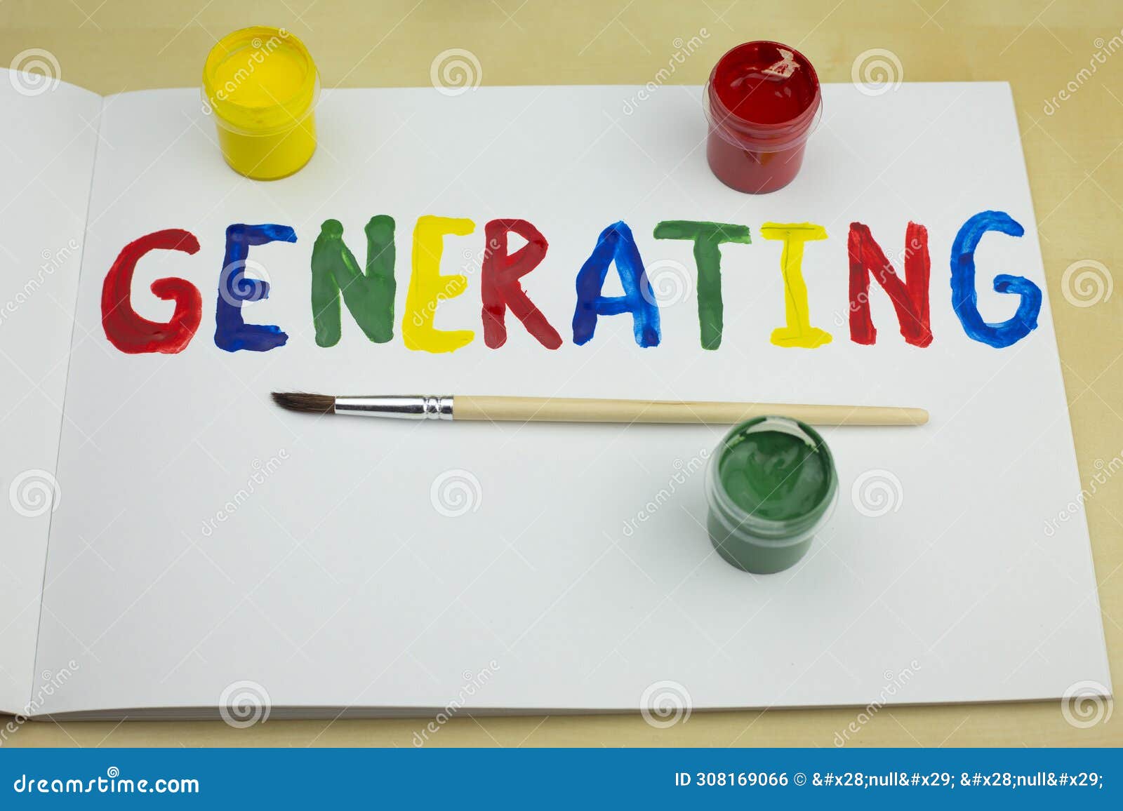 Loading an Image Created by Artificial Intelligence Stock Photo - Image ...