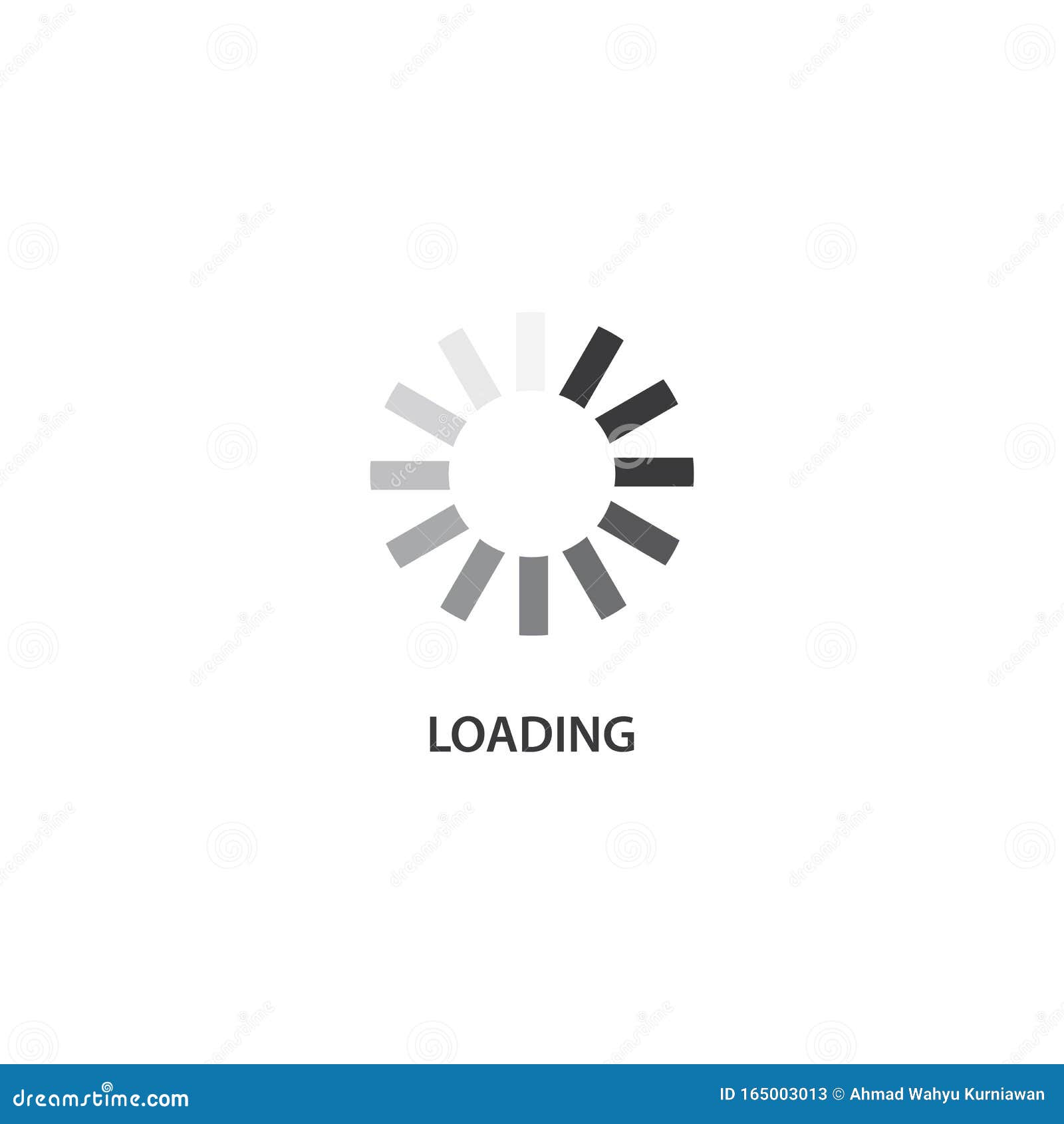 Loading indicator icon stock vector. Illustration of process - 165003013