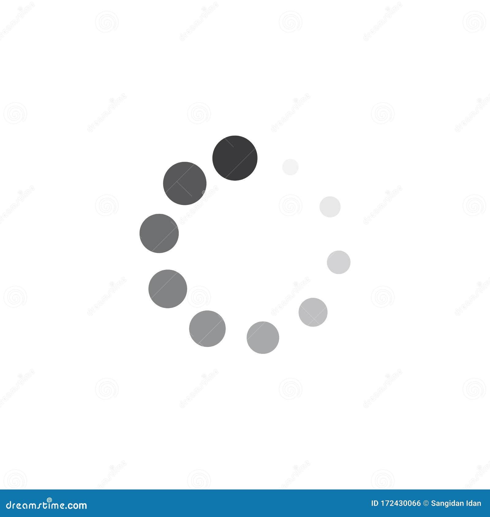 Loading Indicator Icon Vector Illustration Design Stock Vector ...