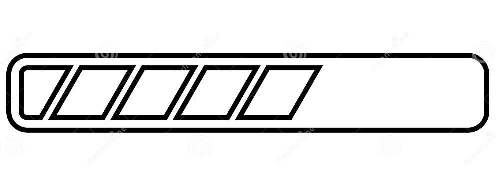 Loading Percentage Completed Bar Vector Stock Vector - Illustration of ...