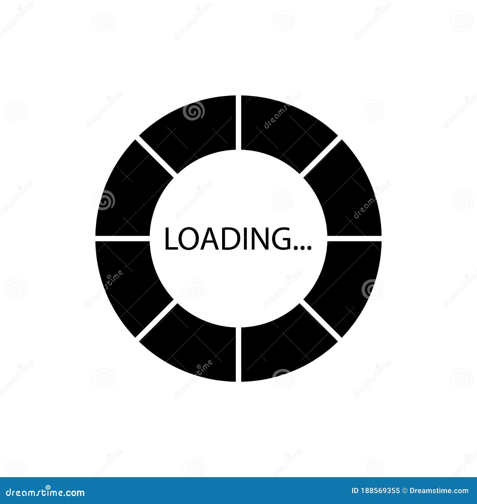 Loading in Pie Icon. Element of Loading Sign for Mobile Concept and Web ...
