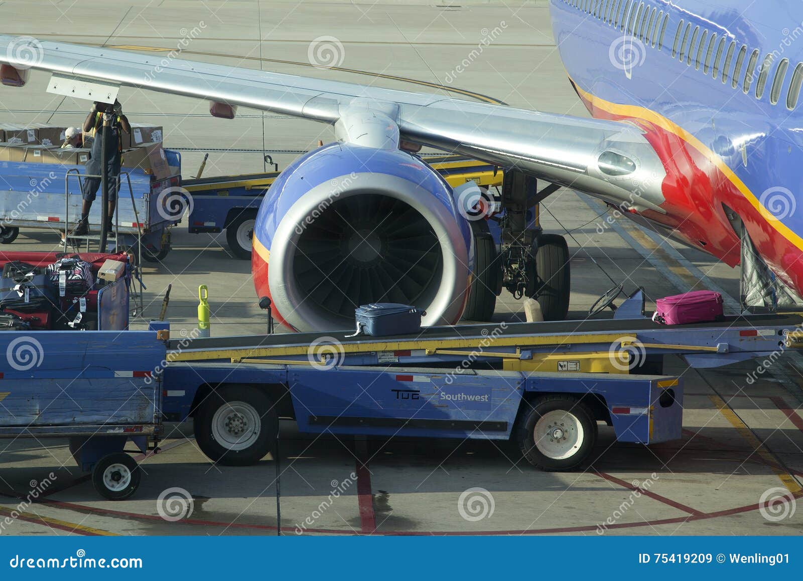 Loading The Plane Royalty-Free Stock Photography | CartoonDealer.com ...