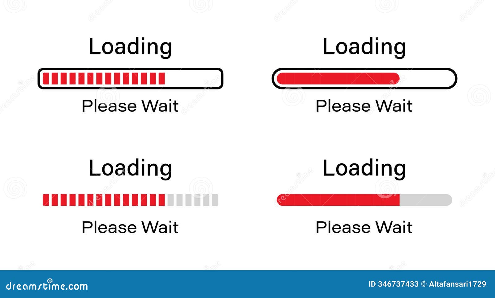 Loading, Please Wait Computer Screen Royalty-Free Illustration ...