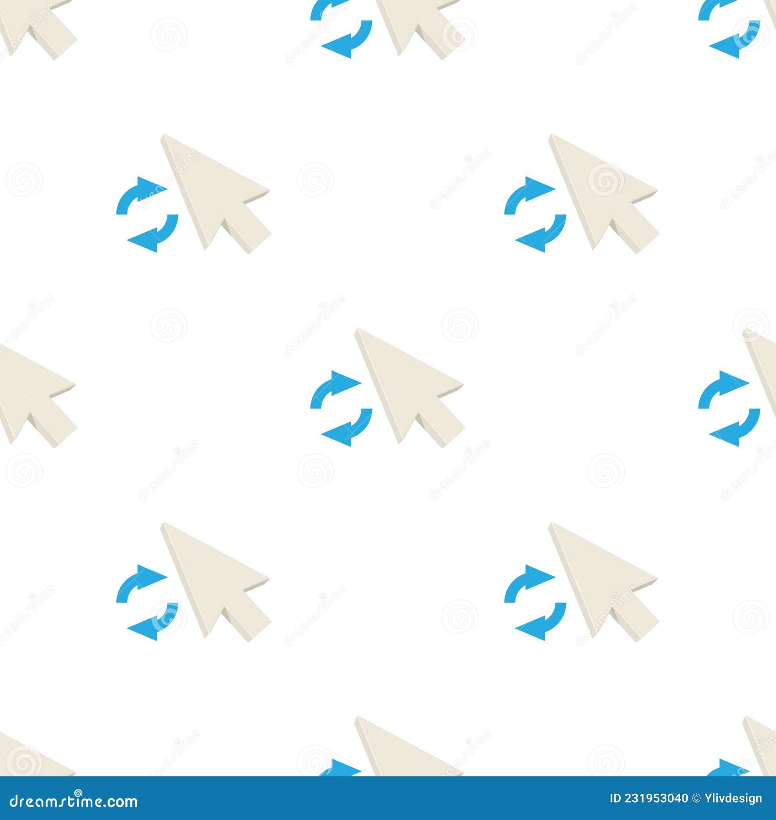 Loading Pointer Pattern Seamless Vector Stock Vector - Illustration of ...