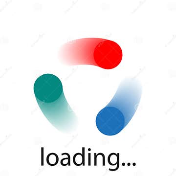 Loading points logo stock vector. Illustration of abstract - 203692226