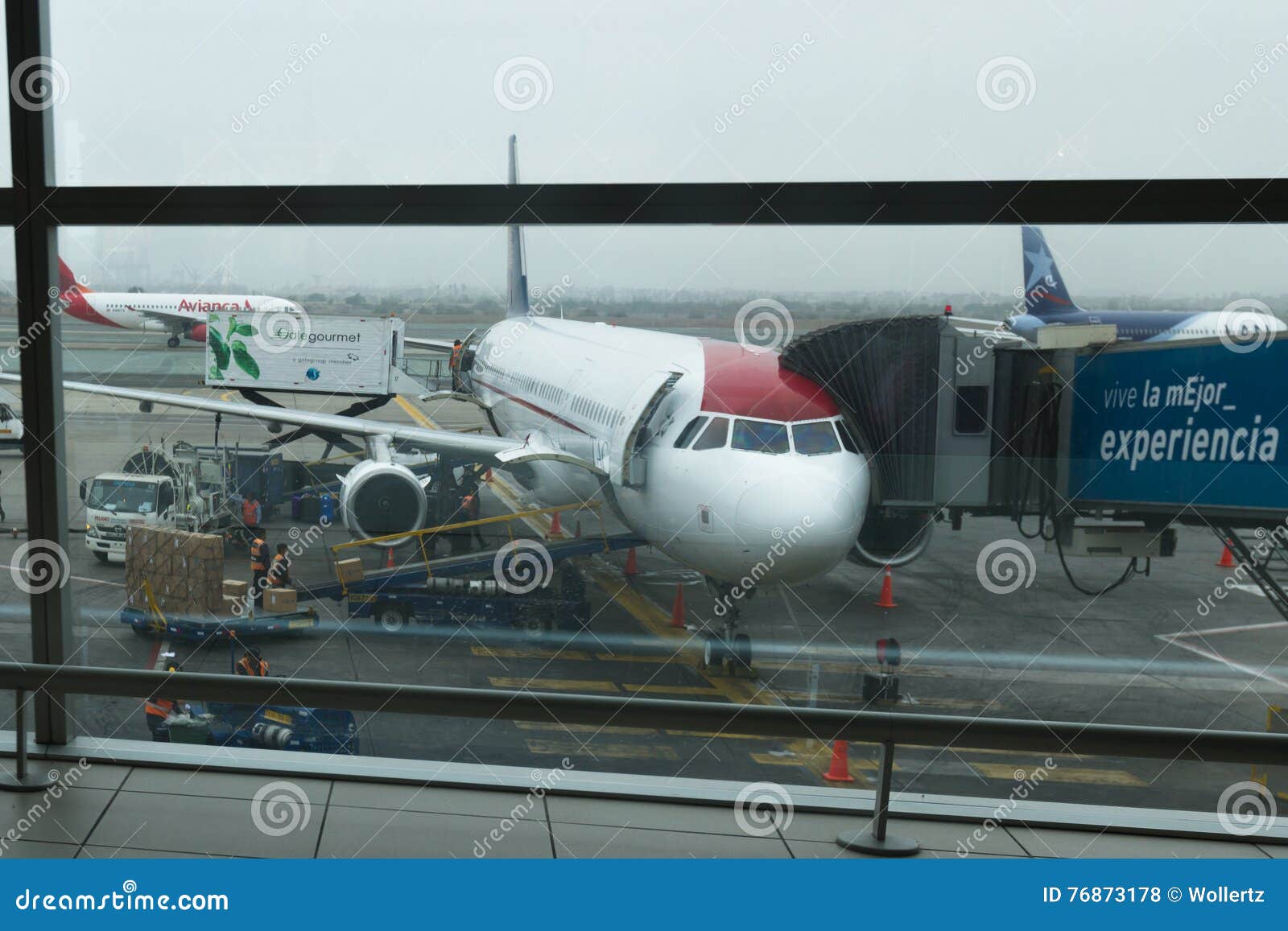 Loading and Preparing an Airplane Editorial Stock Photo - Image of ...