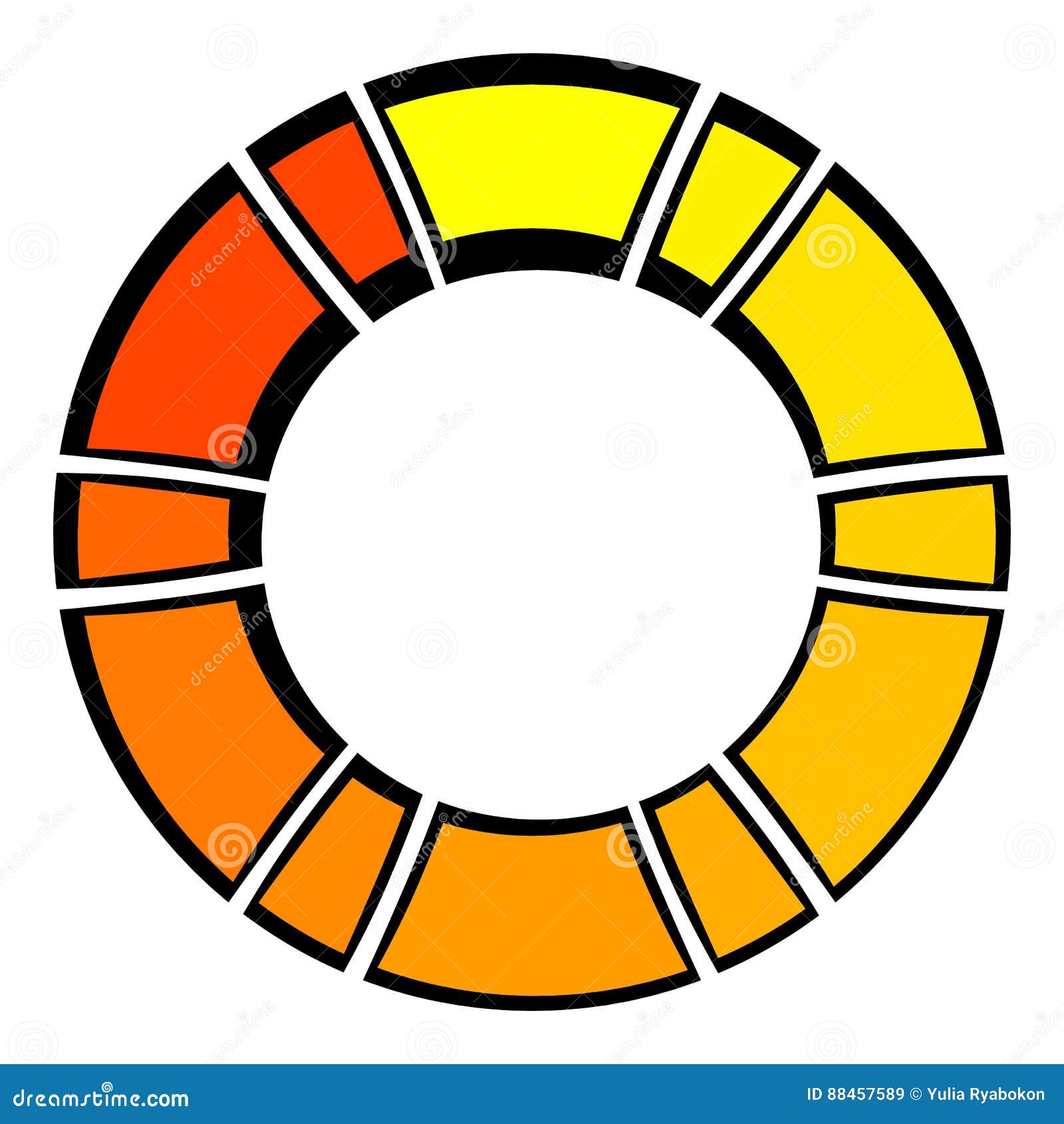 Loading Process Circular Icon Cartoon Stock Vector - Illustration of ...