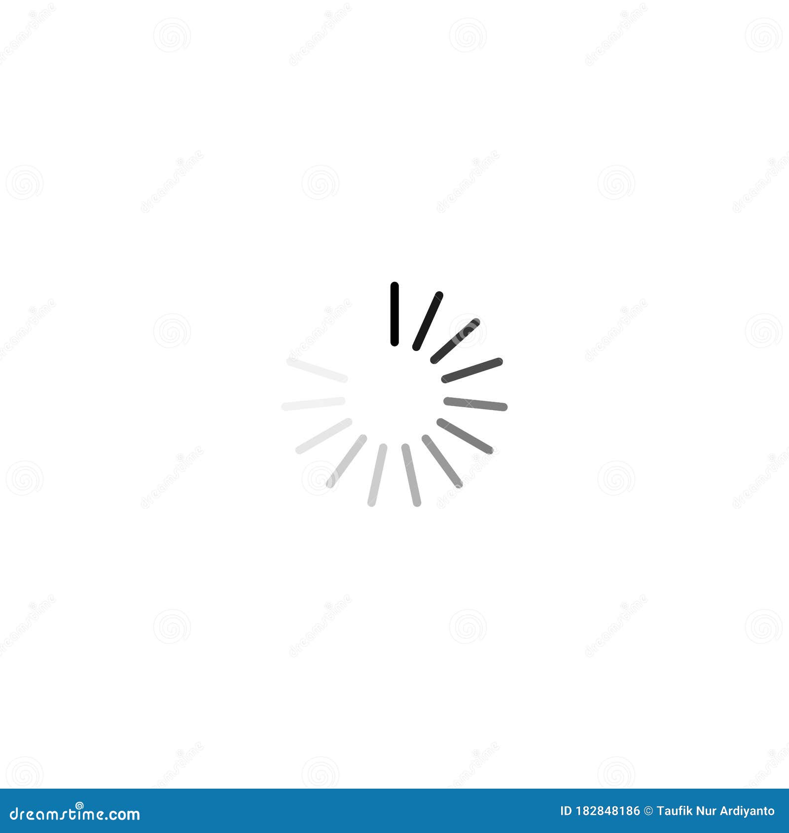 Loading Process Logo Set Icon Stock Vector - Illustration of recycle ...