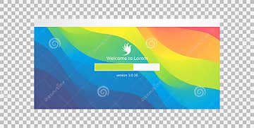 Loading Process Screen. Installing App or Software. Progress Loading ...