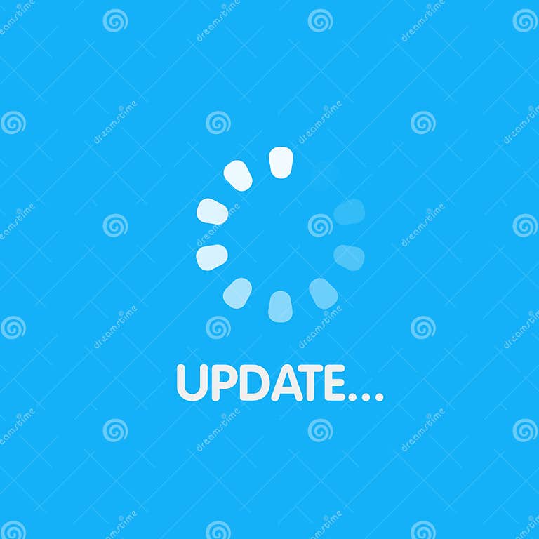 Loading Process Screen. System Software Update and Upgrade Concept ...