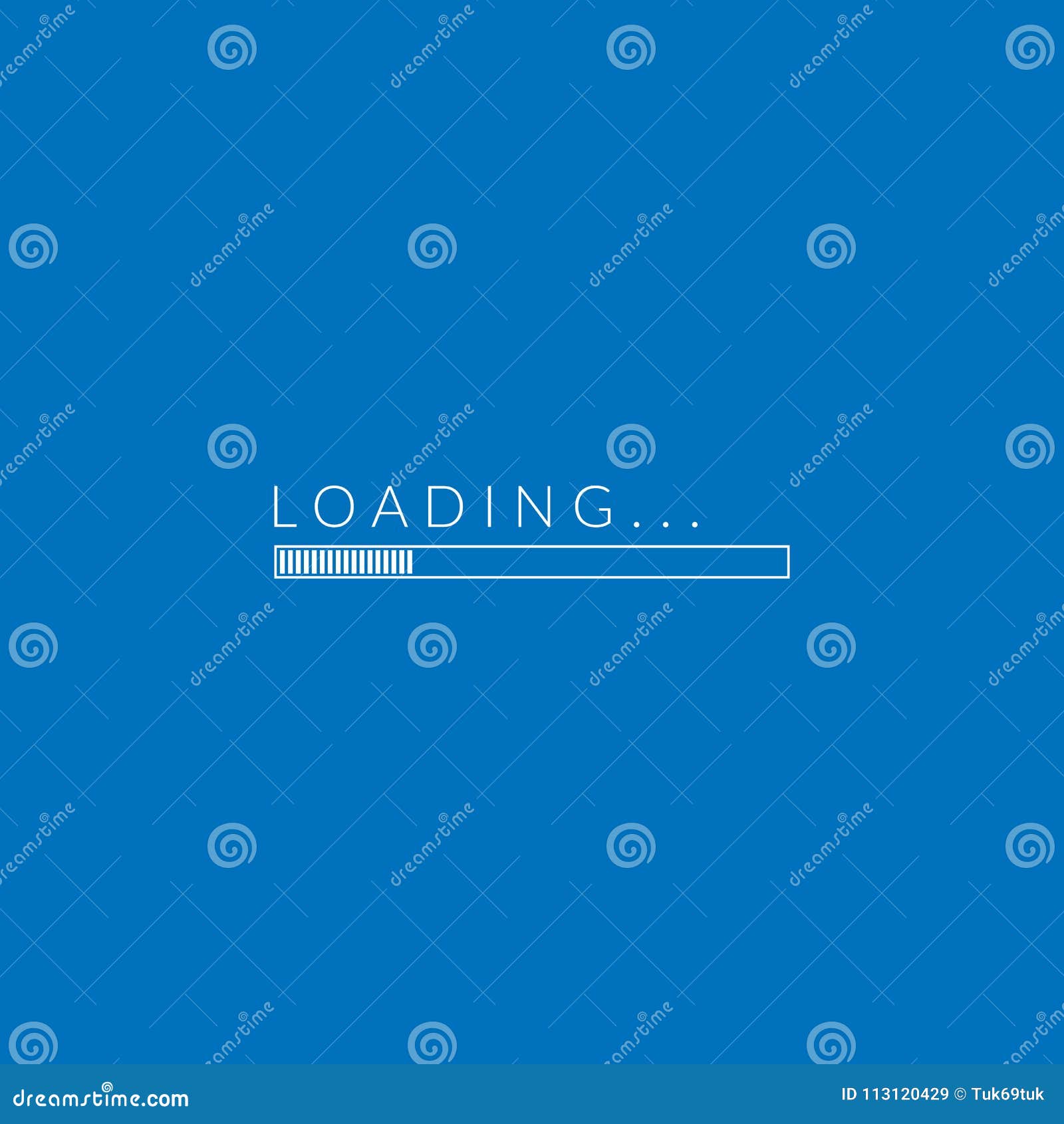 Loading Process Screen. Illustration. System Software Update and ...