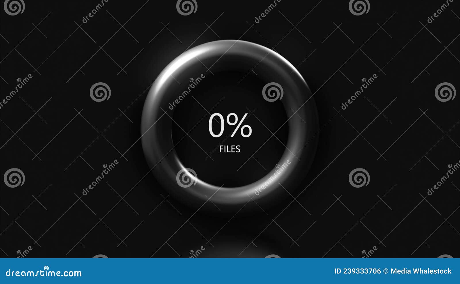 Loading Process To Complete. Motion Stock Illustration - Illustration ...