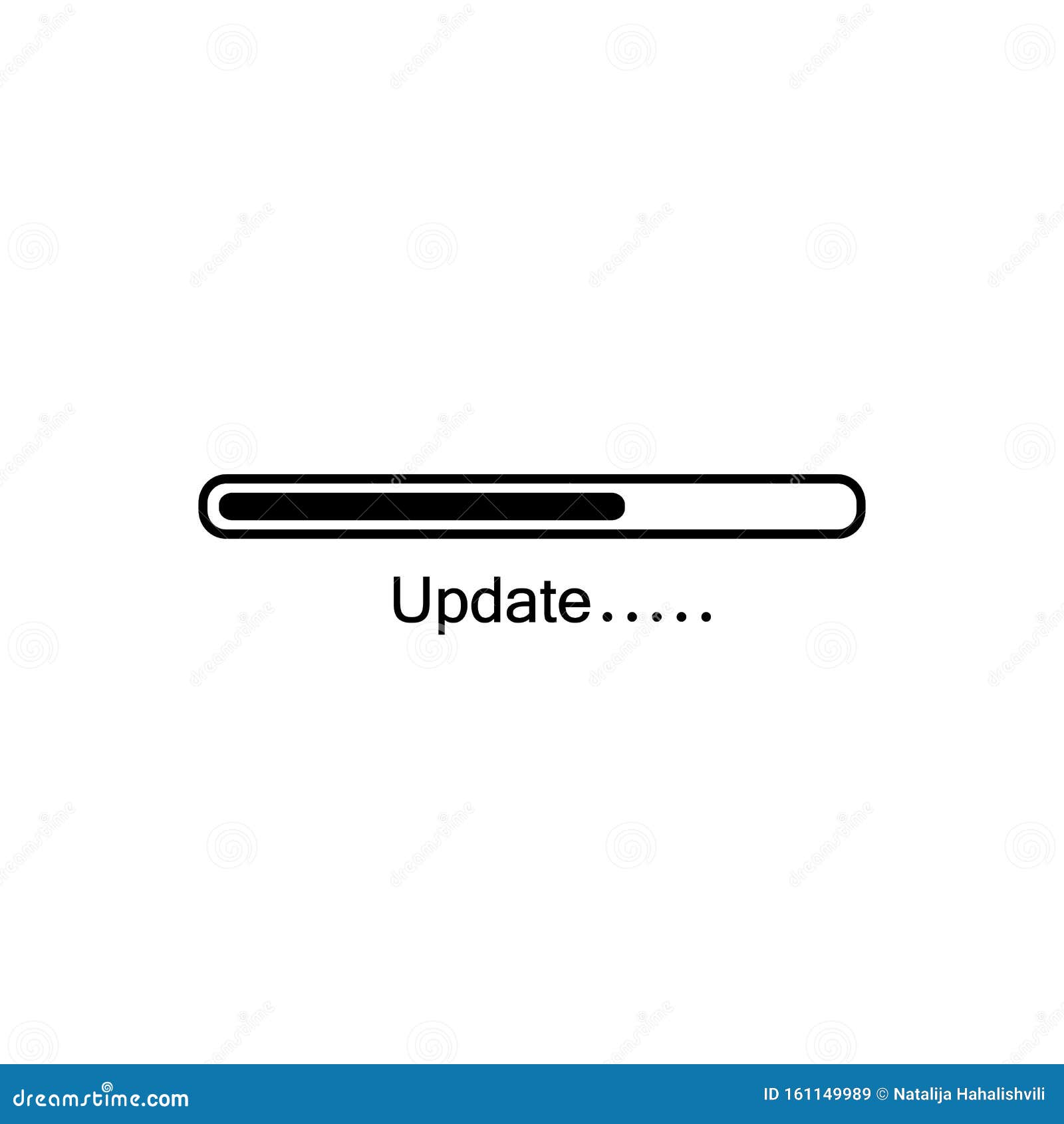 Loading Process. Update System Icon. Concept of Upgrade Application ...