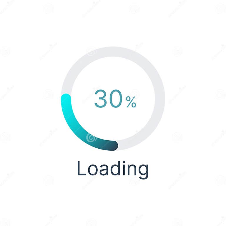 Loading Progress User Interface Elements for Mobile App. UI Icons ...