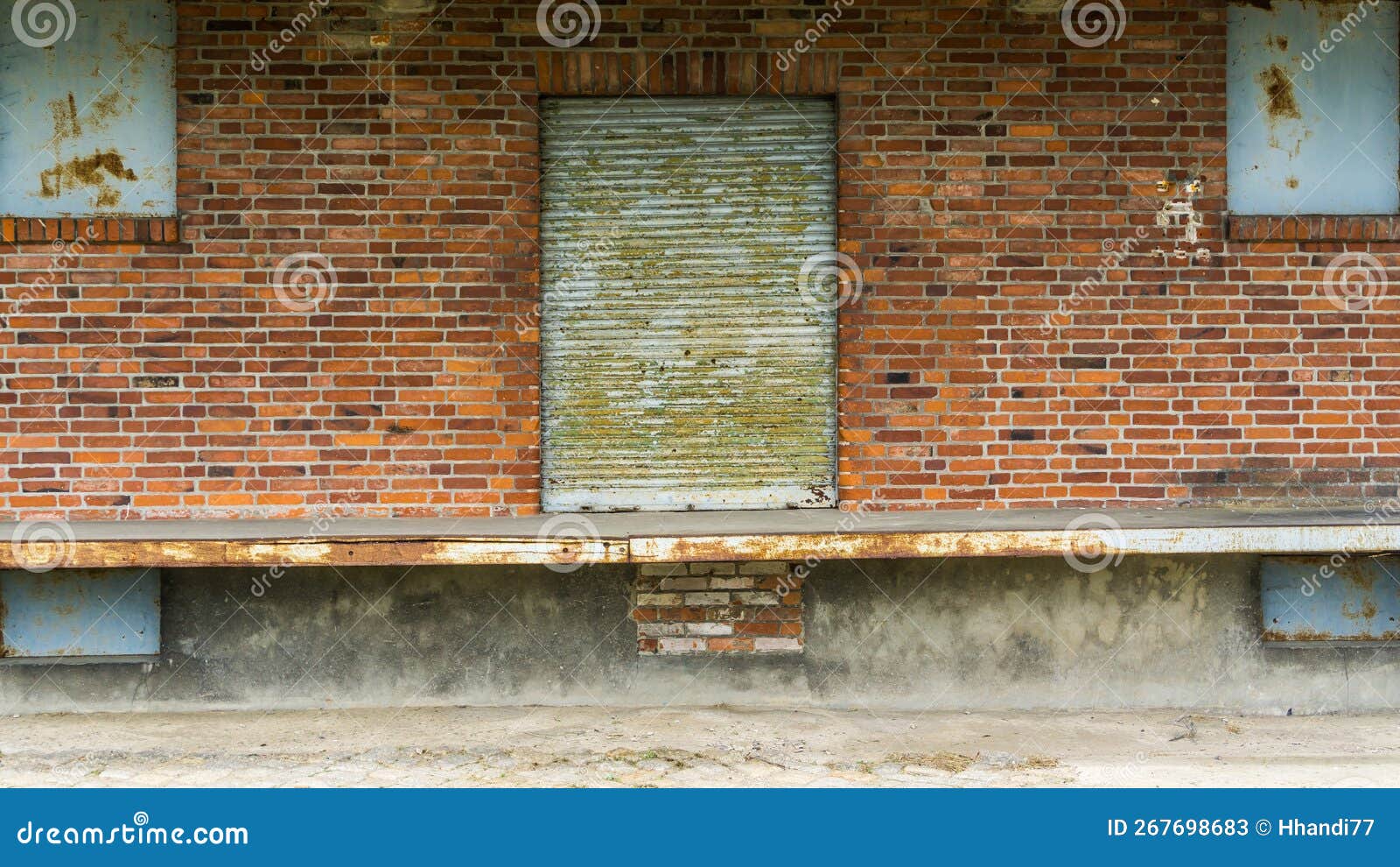 Loading Ramp of an Old Warehouse in Tangermuende Stock Image - Image of ...