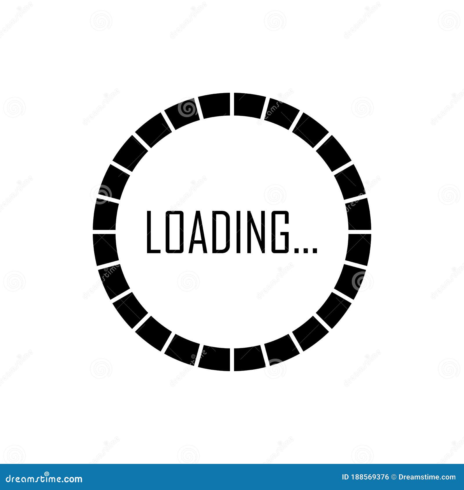 Loading in Round Icon. Element of Loading Sign for Mobile Concept and ...