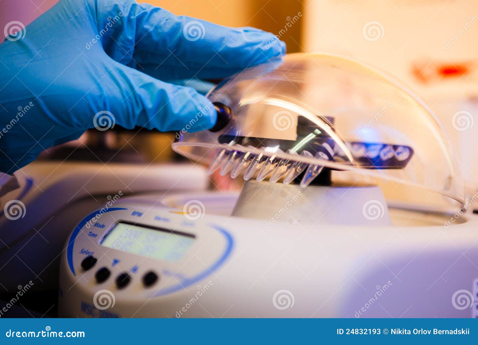 Loading Samples To Centrifuge Stock Image - Image of equipment ...