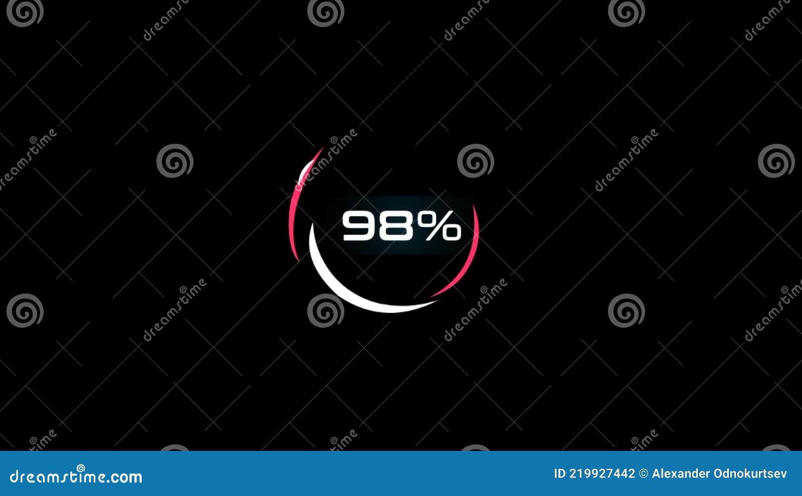 White red ring. Loading stock footage. Video of number - 219927442