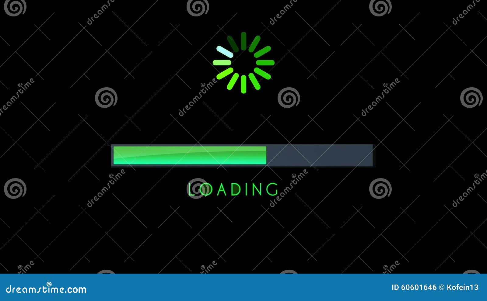 Loading Screen Bar Green stock footage. Video of backgrounds - 60601646