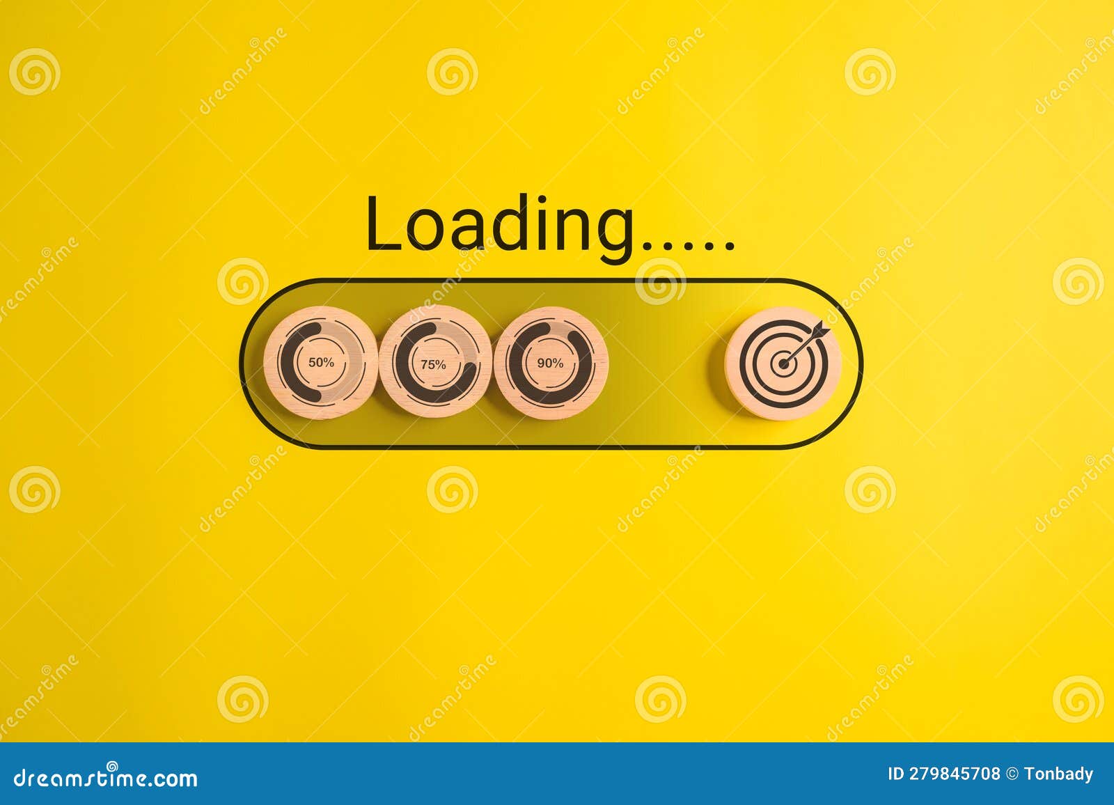Loading Screen. Loading Icon on Isolate Background. Working Process ...